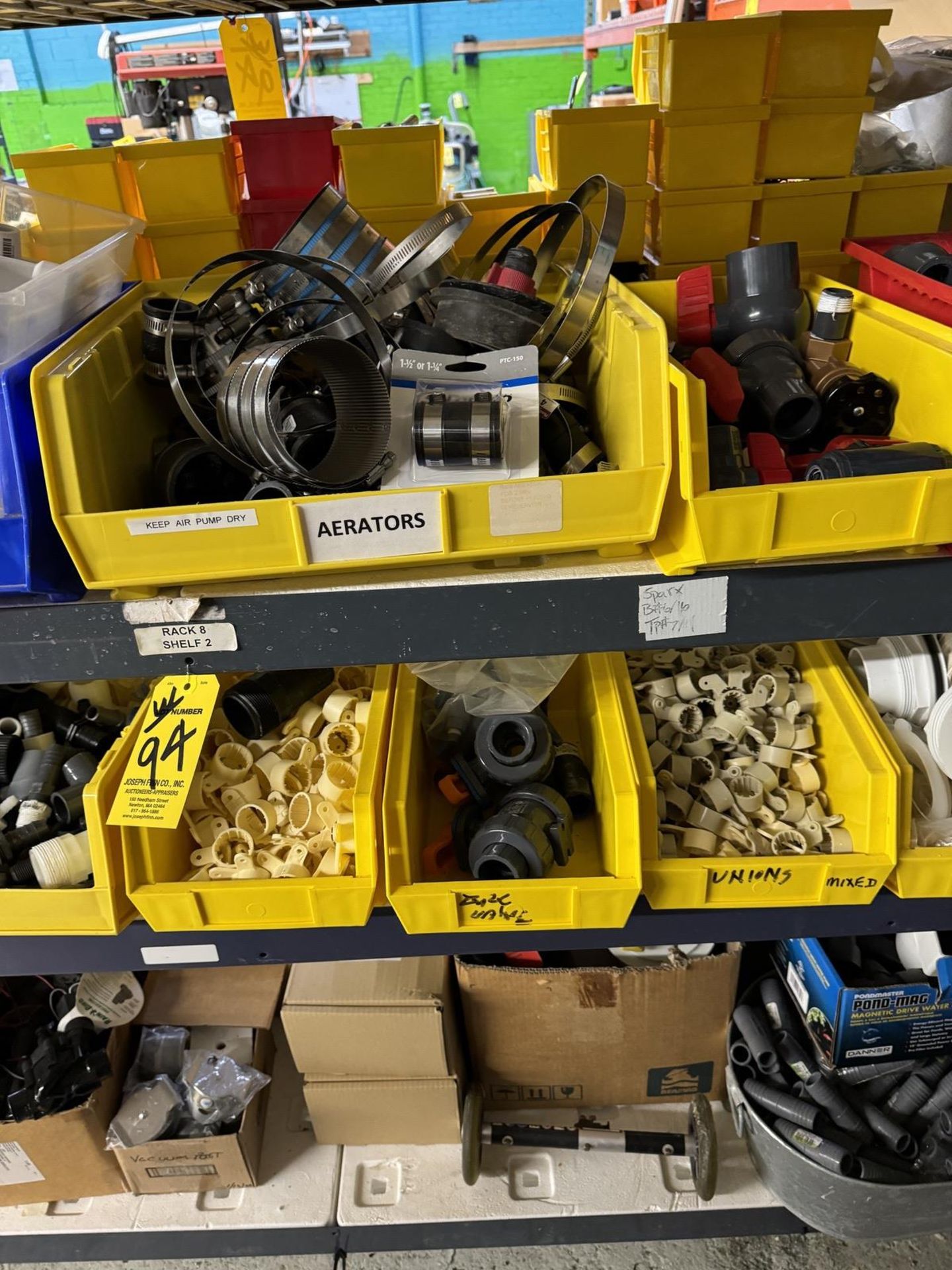Lot Asst. PVC Fittings, Connectors, Screws, Hardware, Nuts, Bolts ...