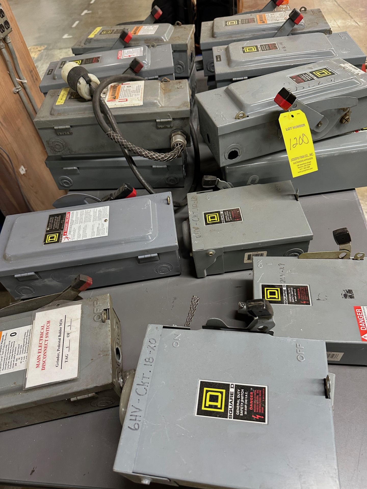 Lot Asst. Square D Electrical Boxes