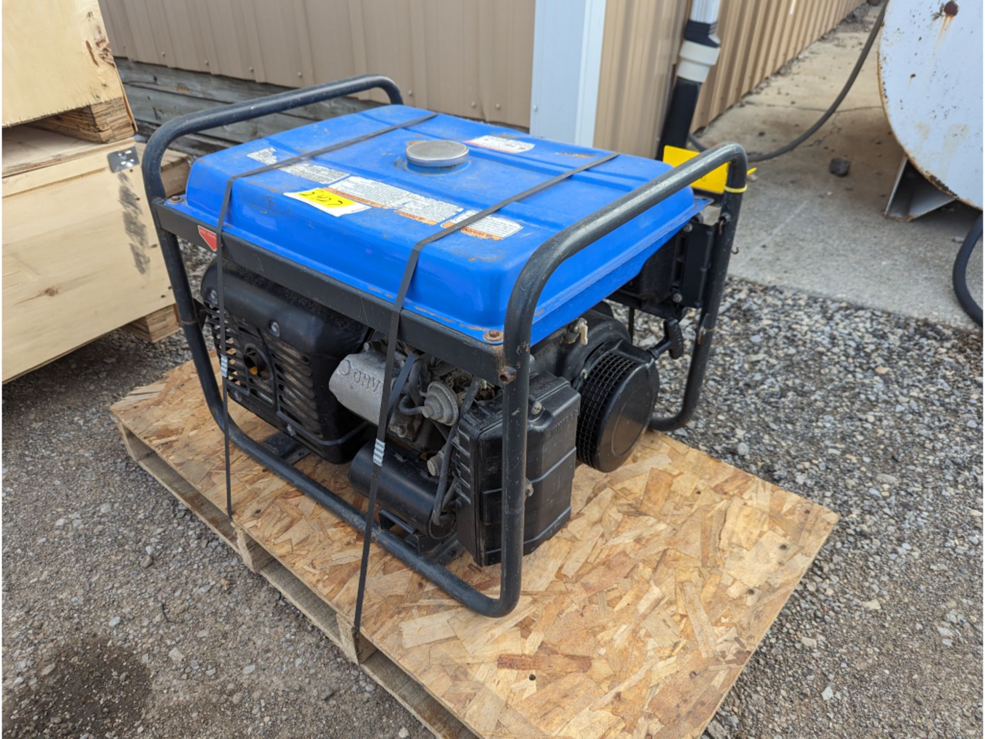 Yamaha Generator EF6600 DE 6000 WATT 12 HP OHV 4-stroke single cyl ...