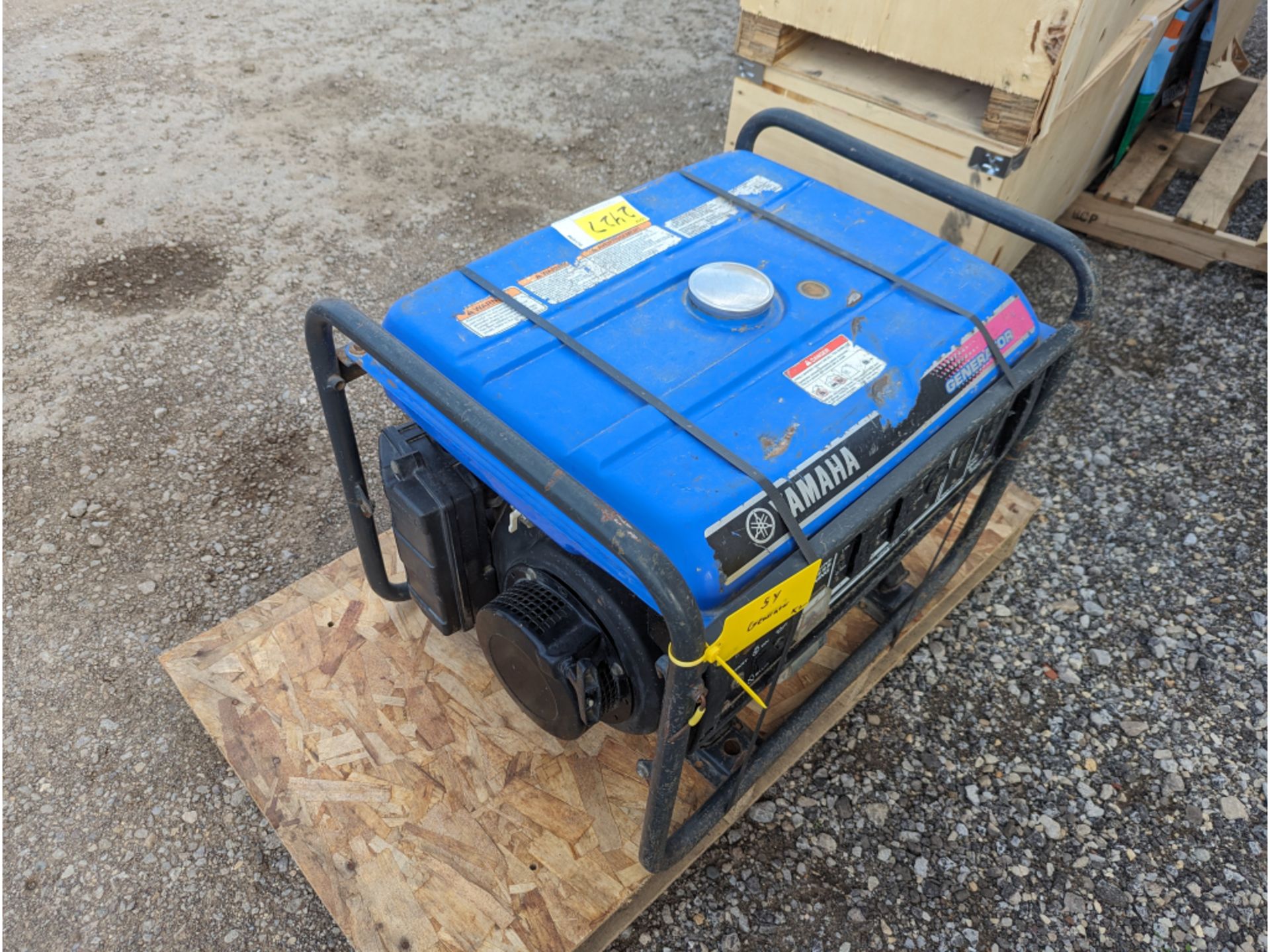Yamaha Generator EF6600 DE 6000 WATT 12 HP OHV 4-stroke single cyl ...