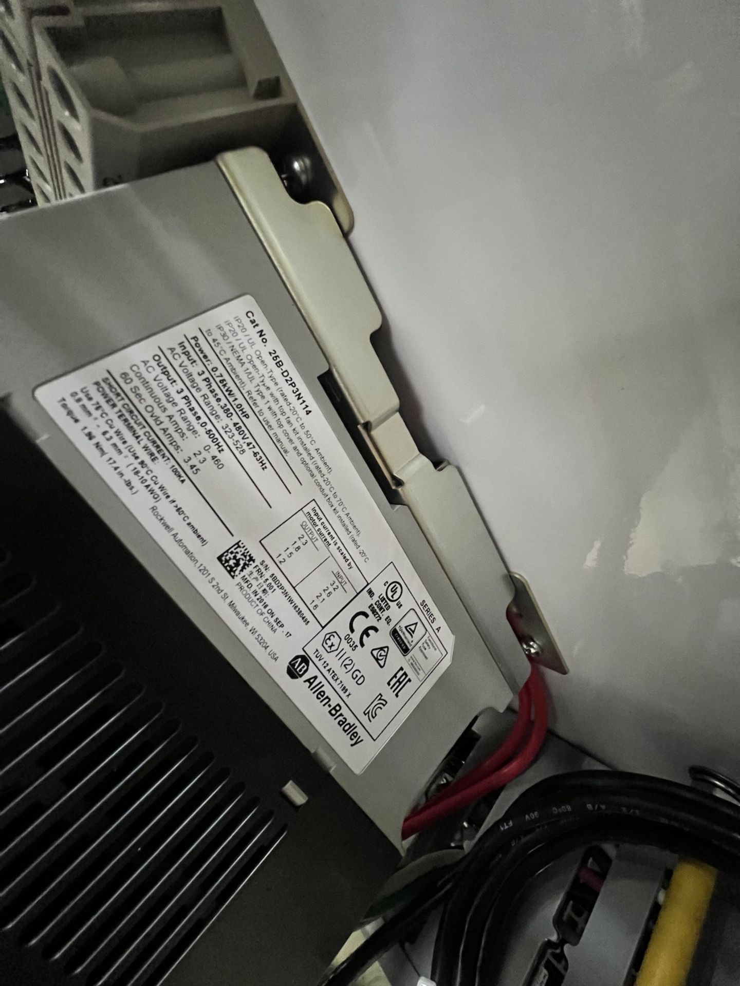 2-DOOR S/S CONTROL CABINET EQUIPPED WITH (1) ALLEN BRADLEY CONTROLLOGIX ...