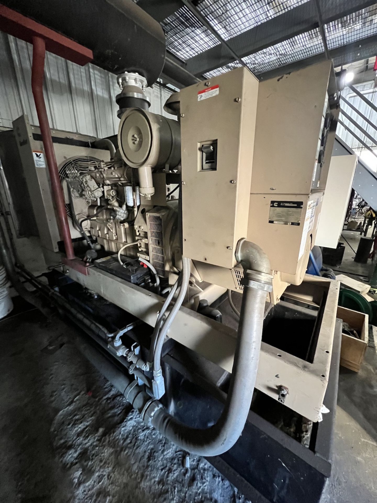 CUMMINS STANDBY GENERATOR, MODEL 6CT8.3-GS, S/N G890254283, I.D. NO ...