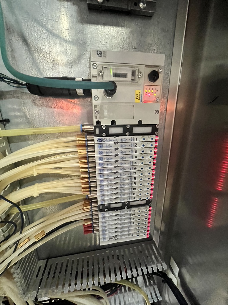 3-DOOR S/S CONTROL CABINET EQUIPPED WITH (2) ALLEN BRADLEY FLEX I/O ...