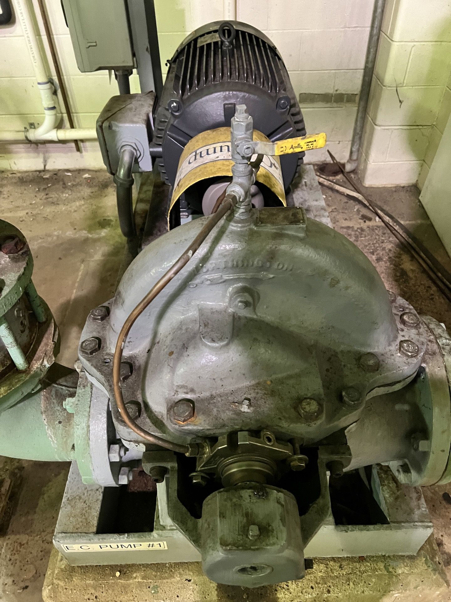 WORTHINGTON SINGLE CASE AXIALLY SPLIT CENTRIFUGAL PUMP, MODEL 6LR-13 ...