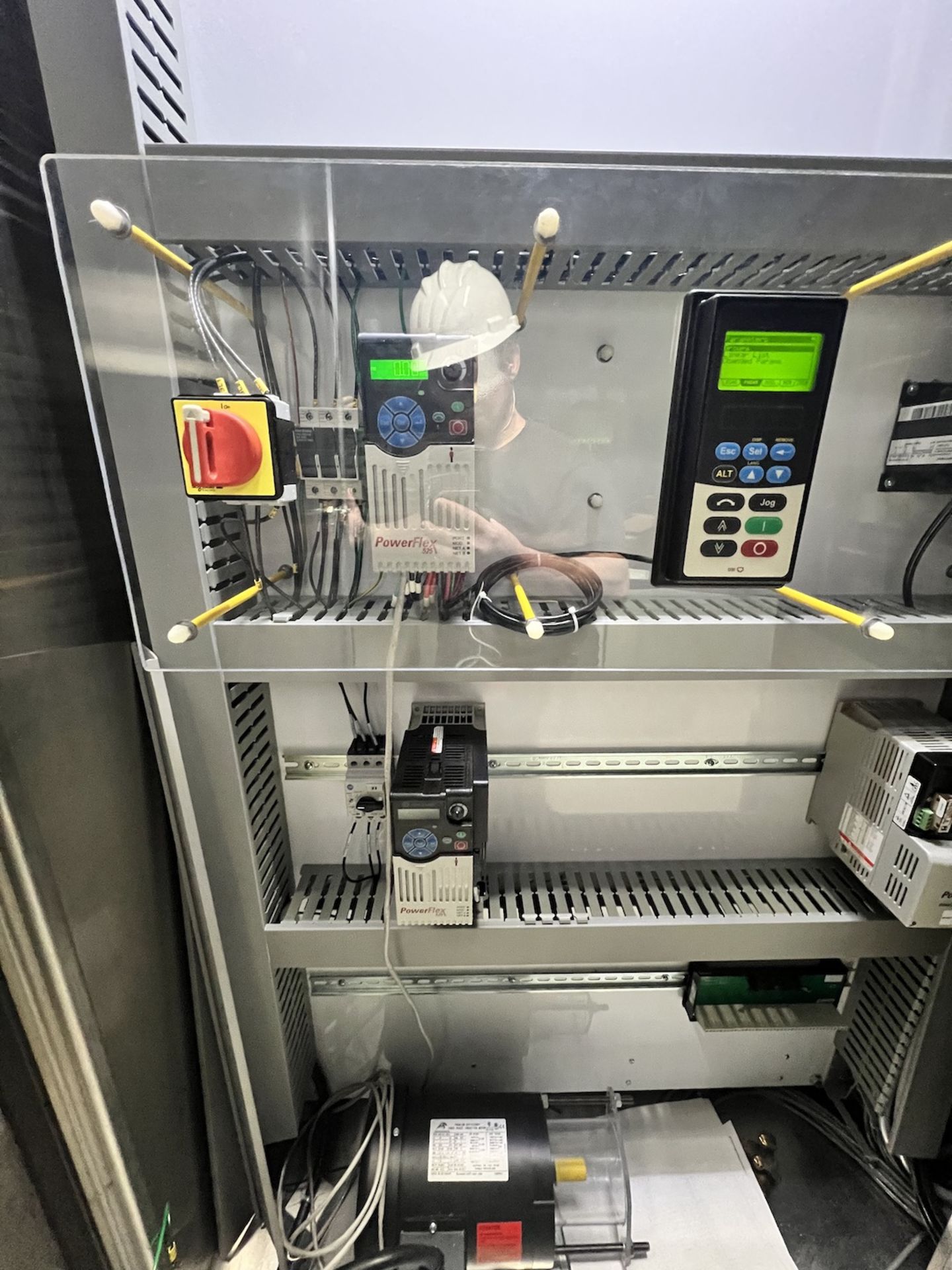 2-DOOR S/S CONTROL CABINET EQUIPPED WITH (1) ALLEN BRADLEY CONTROLLOGIX ...