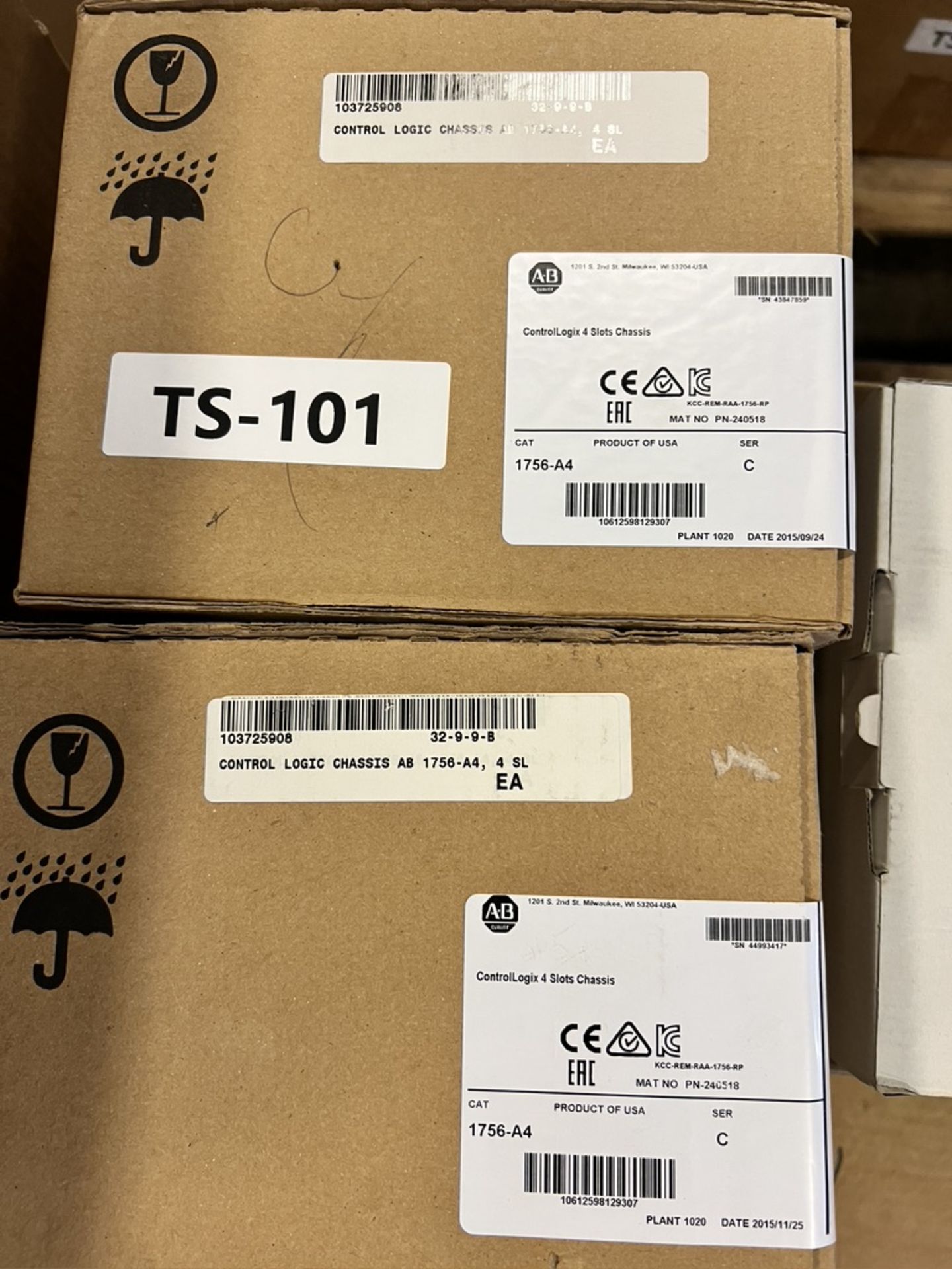 LOT OF ASSORTED INCLUDING: (2) NEW Allen Bradley ControlLogix 4 Slot ...