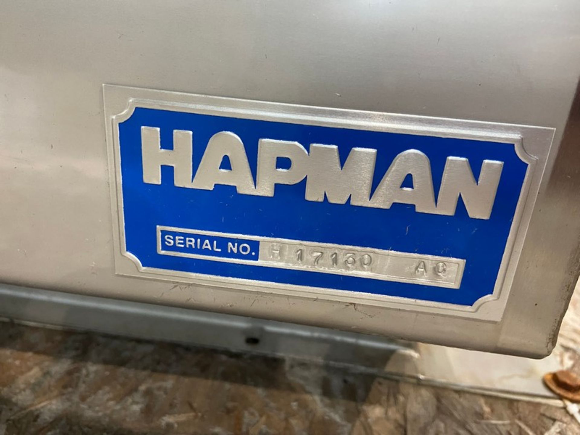 Hapman S/S Unloading Station, S/N H17130 AA, with Hapman Blower Valve ...