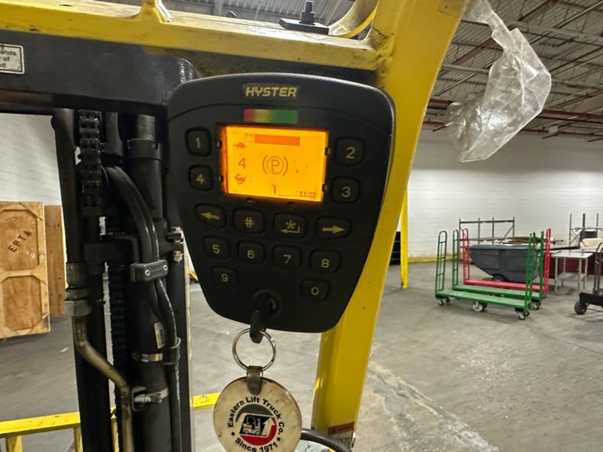 Forklift: 2018 Hyster J35XNT Electric 3,800 hrs, 2 Stage, Tilt, Side ...