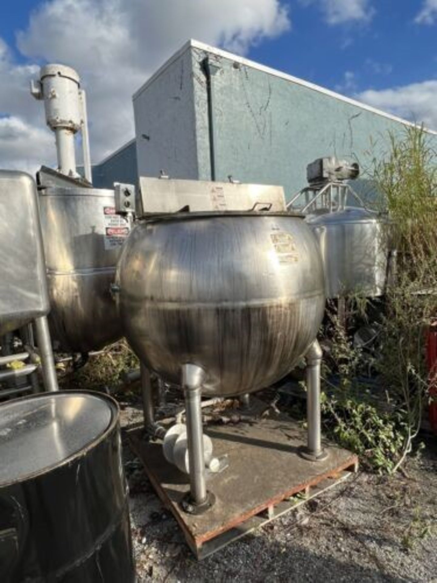 Groen 250 Gallon Stainless Steel Dual Agitation Scrape Surface Jacketed ...