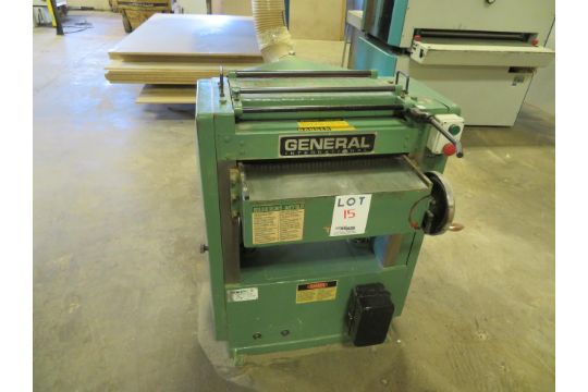 GENERAL 20" planer, Mod# 30-325M3, 575 Volts, 3 PH, 60 HZ