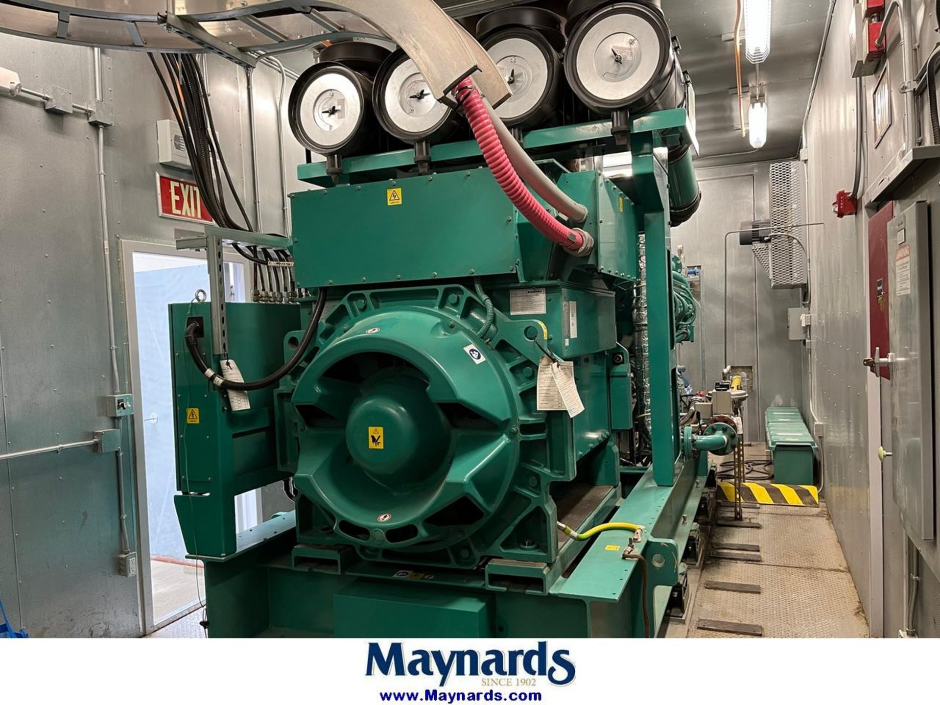 2017 Cummins C1400 NC6 1400 KW NATURAL GAS BACK UP GENERATOR SET 1.4MW ...