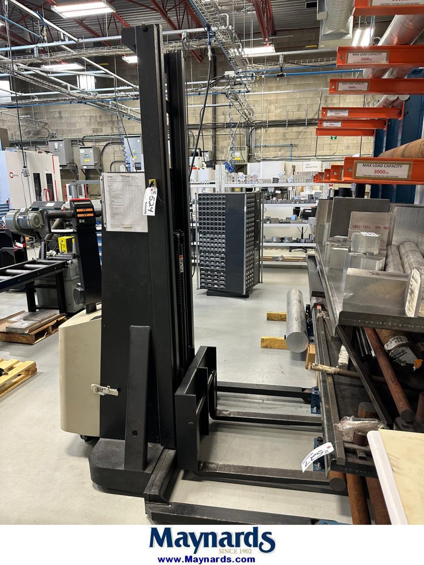 Crown MT20 walk behind forklift, 2,000 lb capacity truck type E S/N ...