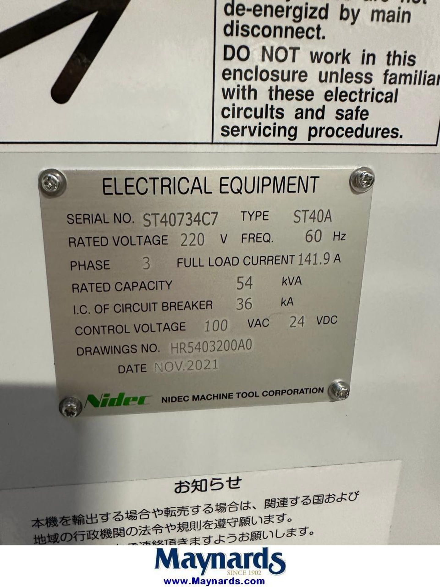 2021 Nidec ST40A Gear Shaping machine Fanuc Series 31i-Model B Control ...