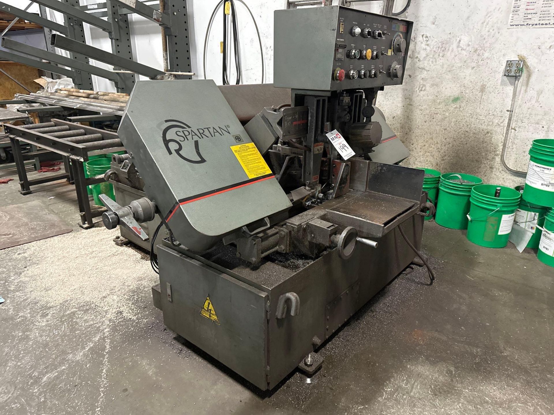 Spartan PA-10 Auto Horizontal Band Saw, s/n DOW100422