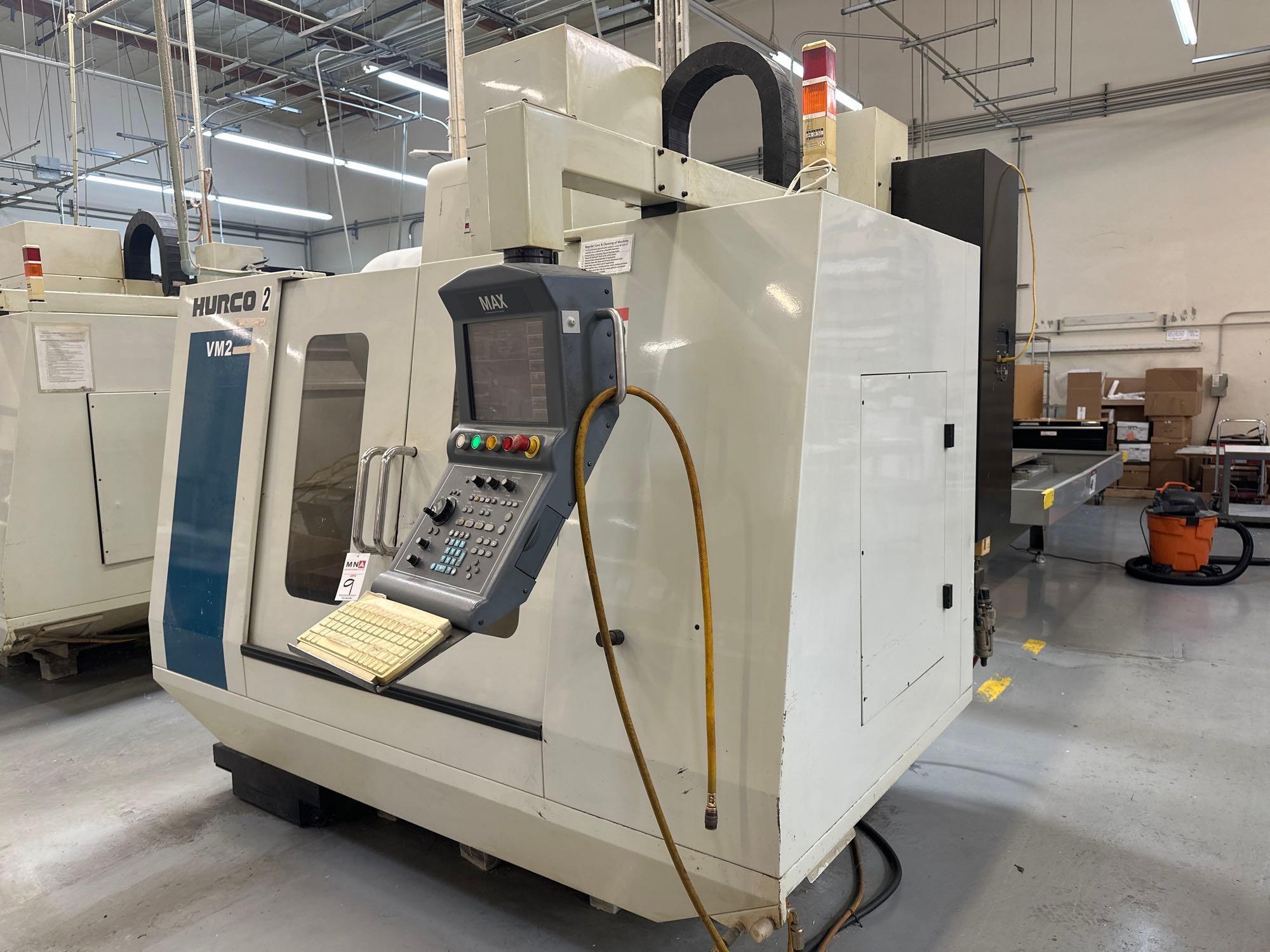 Hurco VM-2 Vertical Machining Center, MAX Control, 20ATC, s/n V12 ...