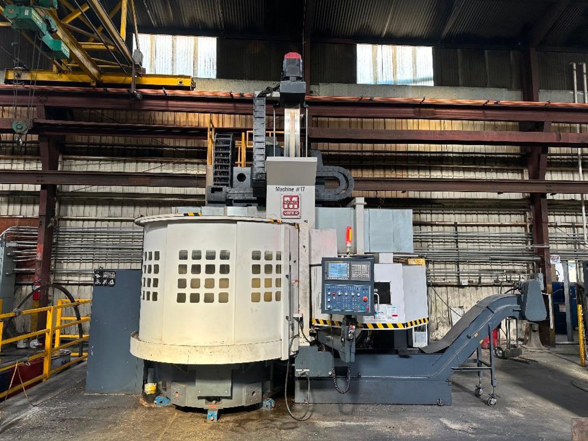 63”/78" Mighty Viper VTL-16/20M, Fanuc 0i-TD, ATC, 63" 4-Jaw Chuck ...