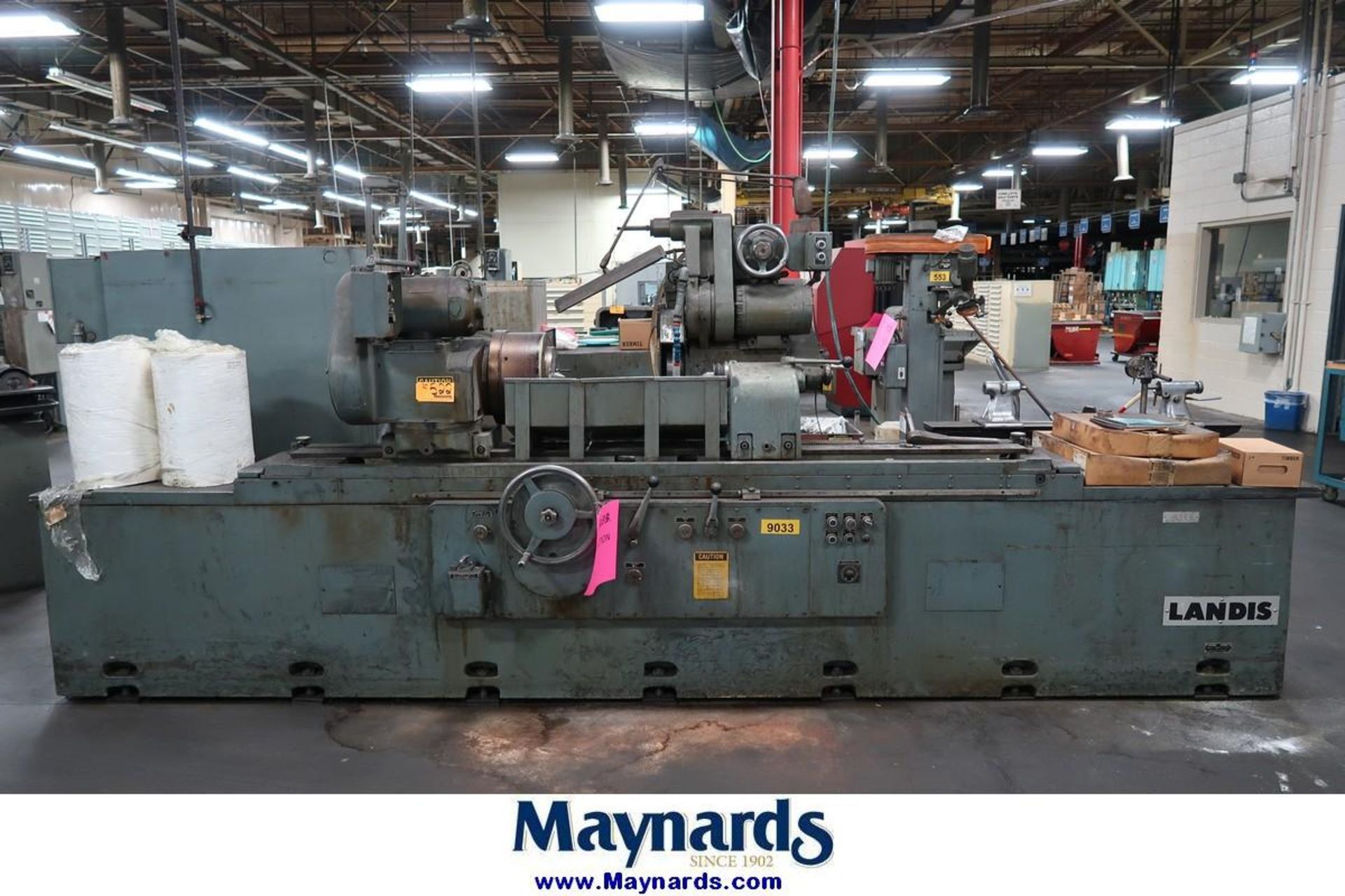 Landis 3RH 18" Universal Grinder 6300 SFPM Max Grinding Wheel Speed, 18 ...