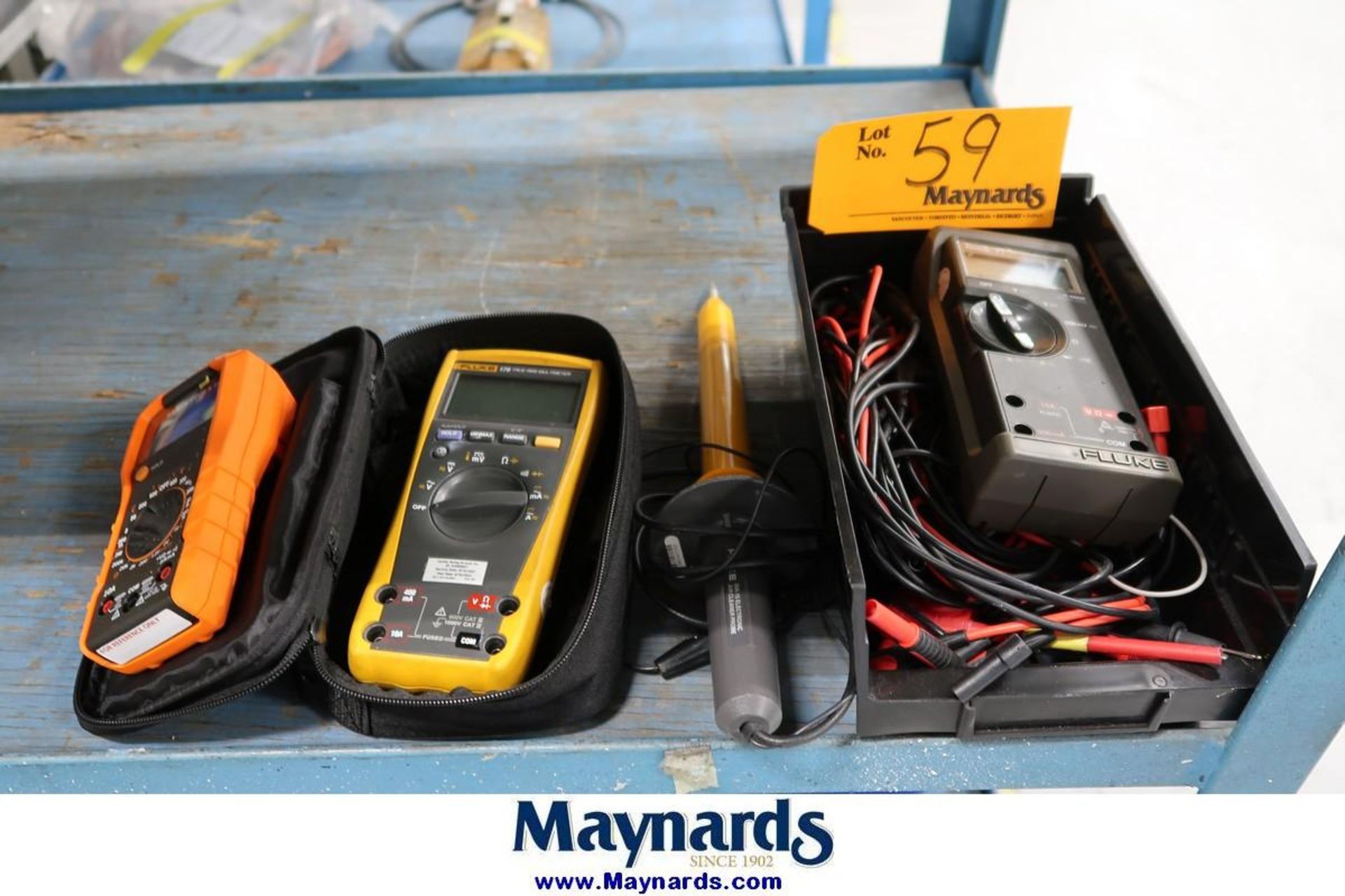 Multimeters (1) Fluke Model 77, (1) Fluke Model 179 Tru RMS, (1) Klien ...