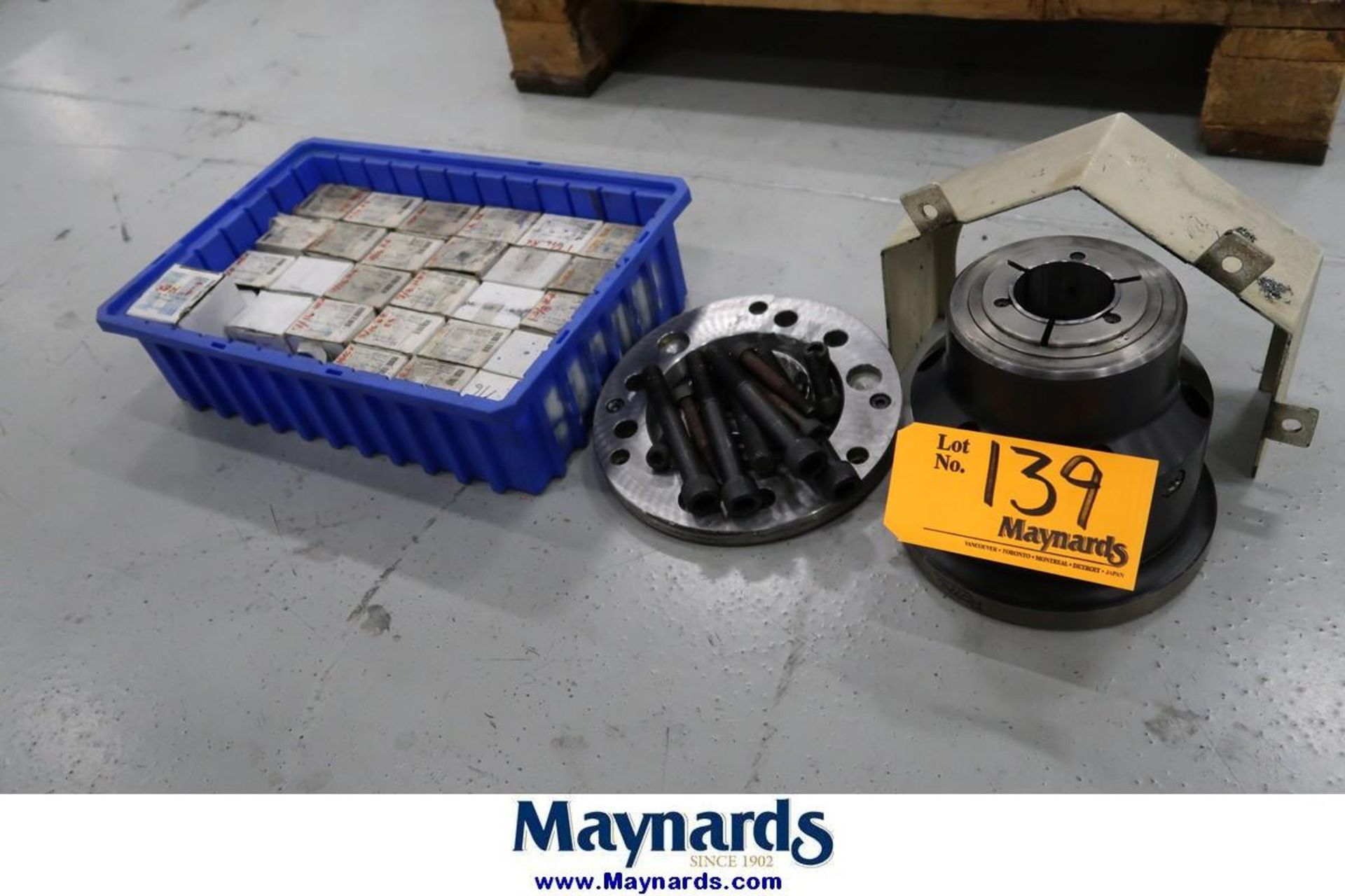 Royal S20 Collet Nose Chuck with Assorted Hardinge S20 Collet Inserts