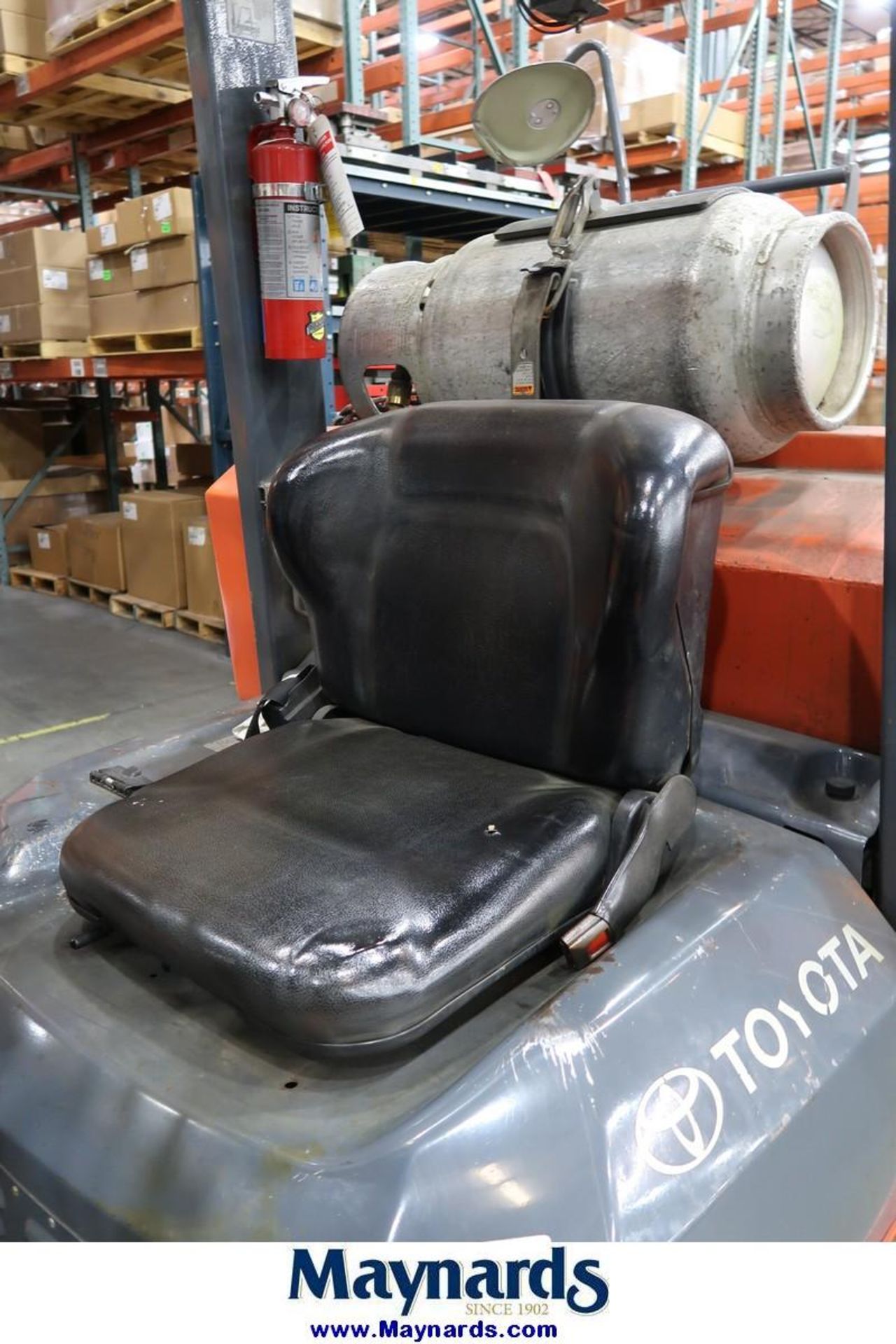 2007 Toyota 7FGCU45-BCS 8,850 Lb. Capacity LP Type Fork Lift 3-Stage ...