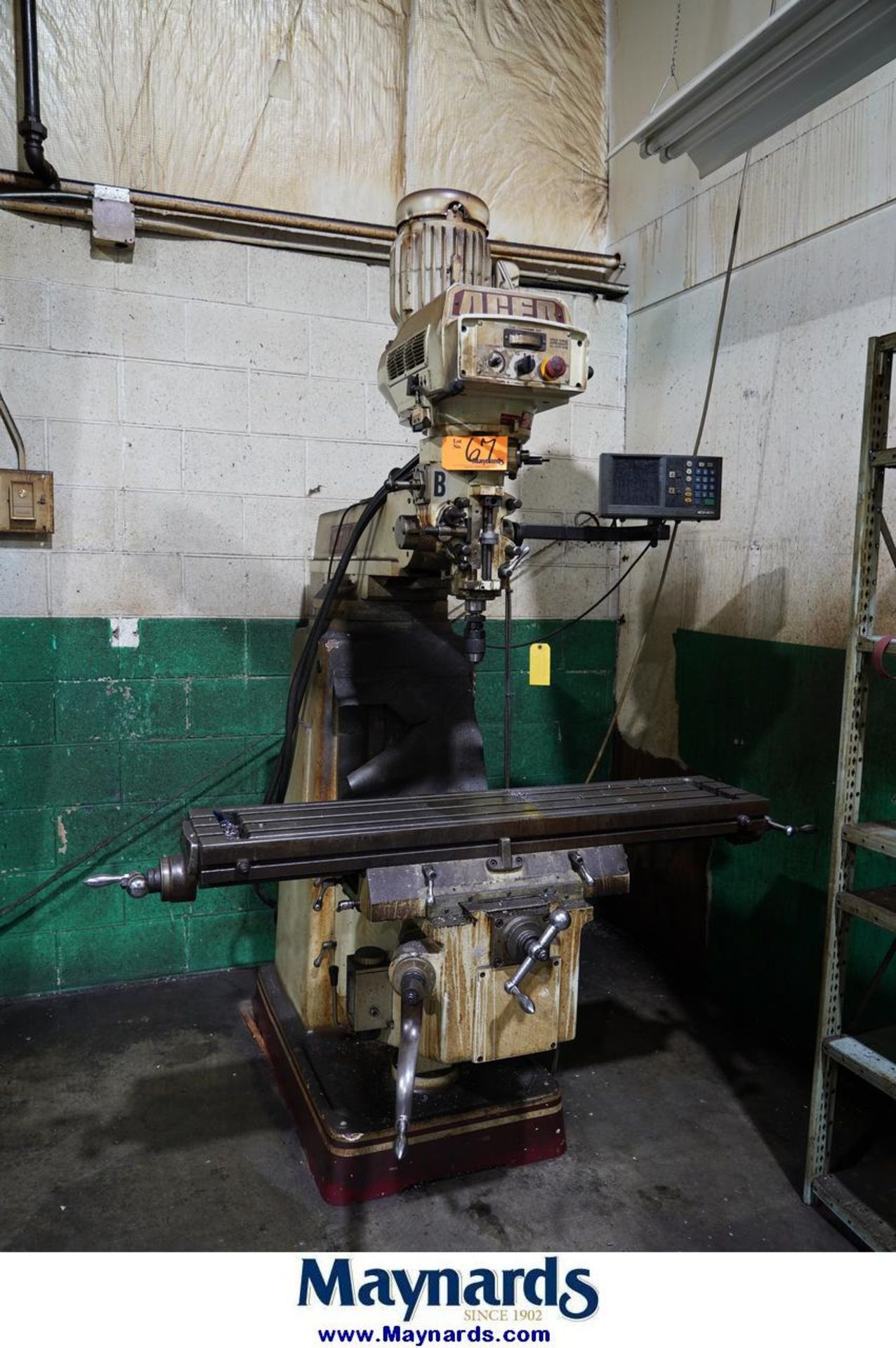 1993 ACER Ultima 3VS Milling Machine 9'' x 42'' Table Size, Travel Long ...