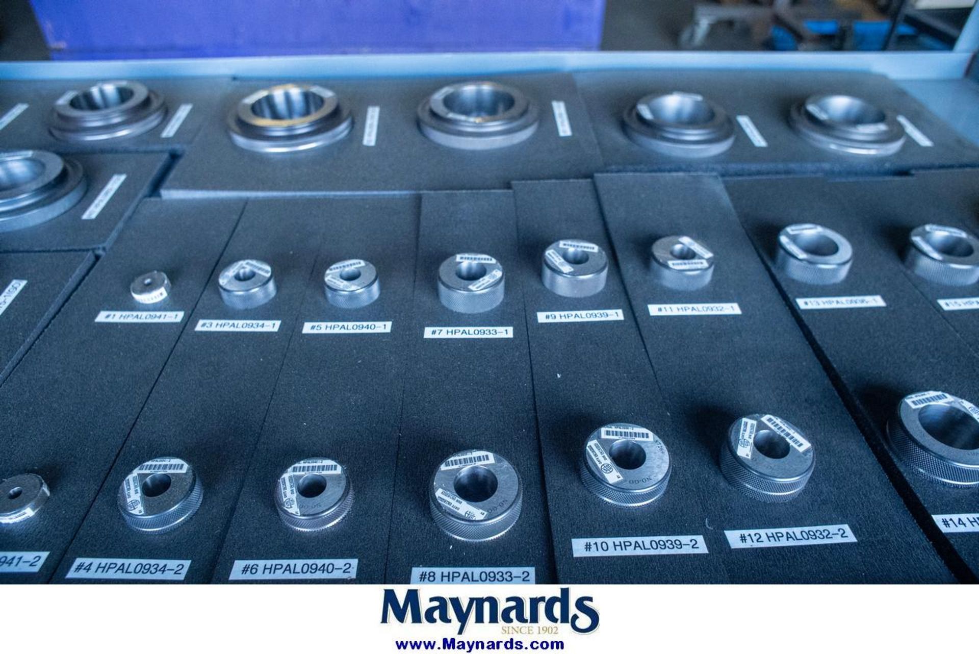 Lot of Outer Diameter Check Gages (A300-A320) ; Comes w/ Cart (5' W x ...