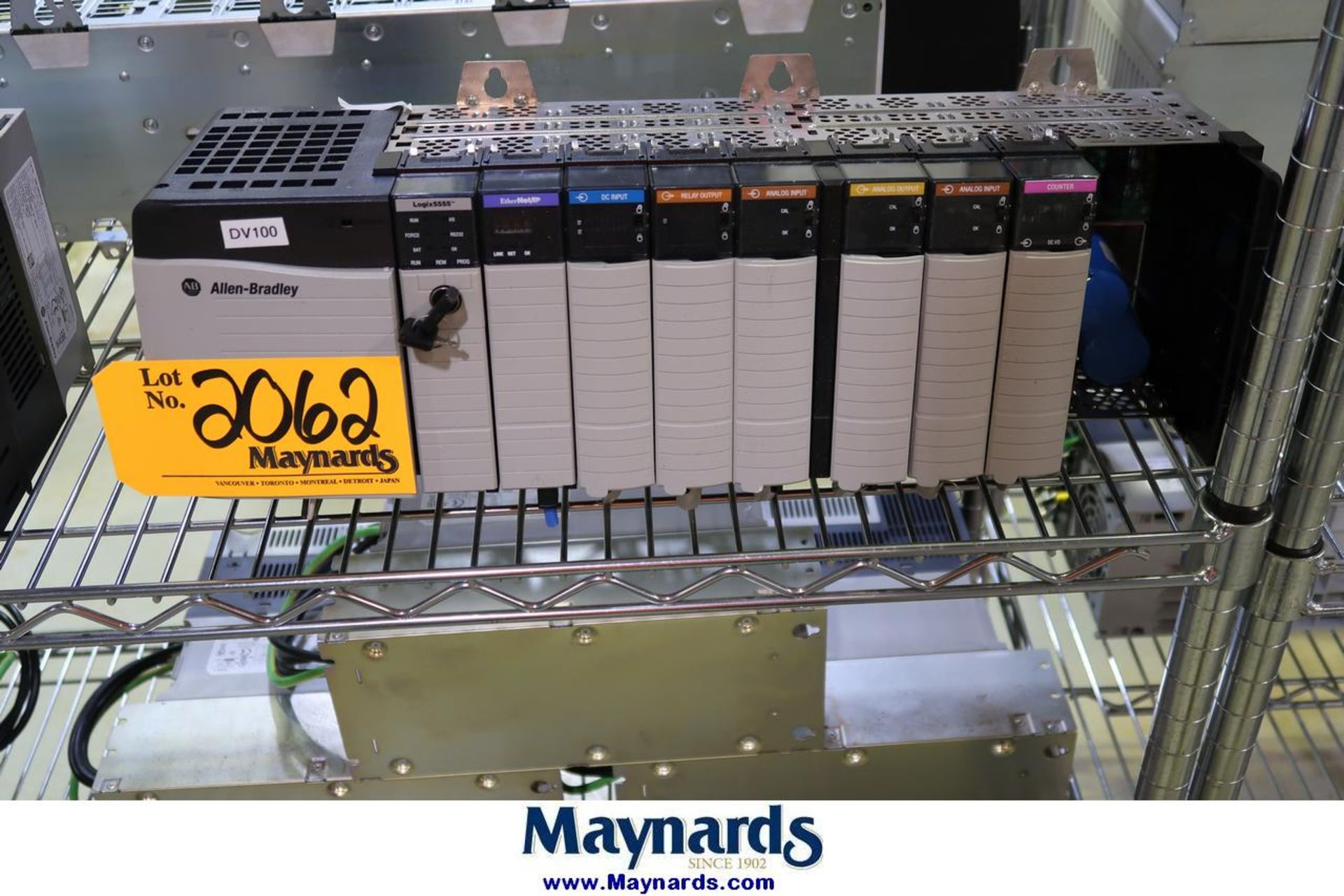 Allen-Bradley #1756-PA72/B Control Logix Power Supply, w/ 10 Slot Rack ...
