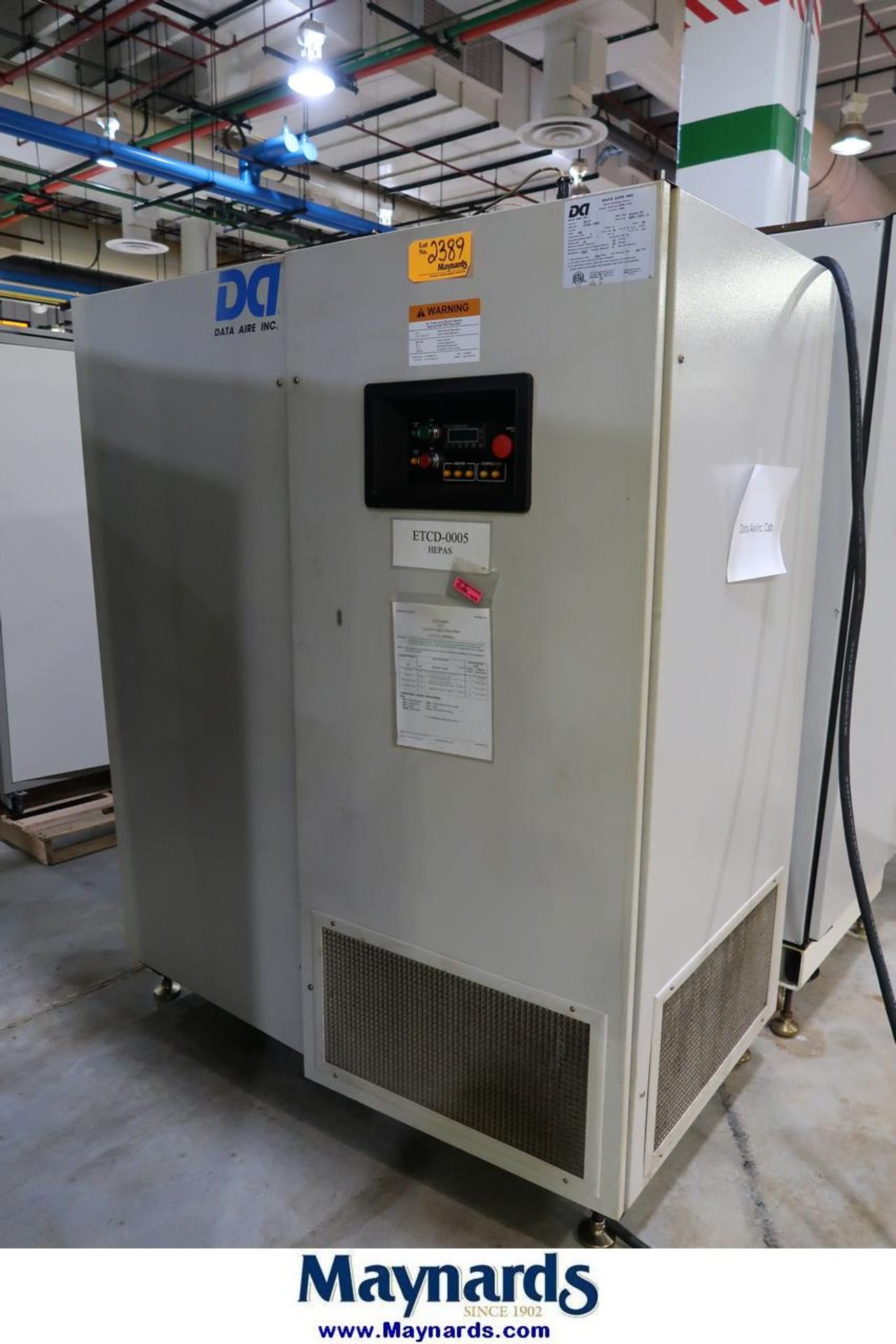 2008 Data Aire Inc. #DAWU-0634 Precision Cooling Unit Watlow Anafaze ...