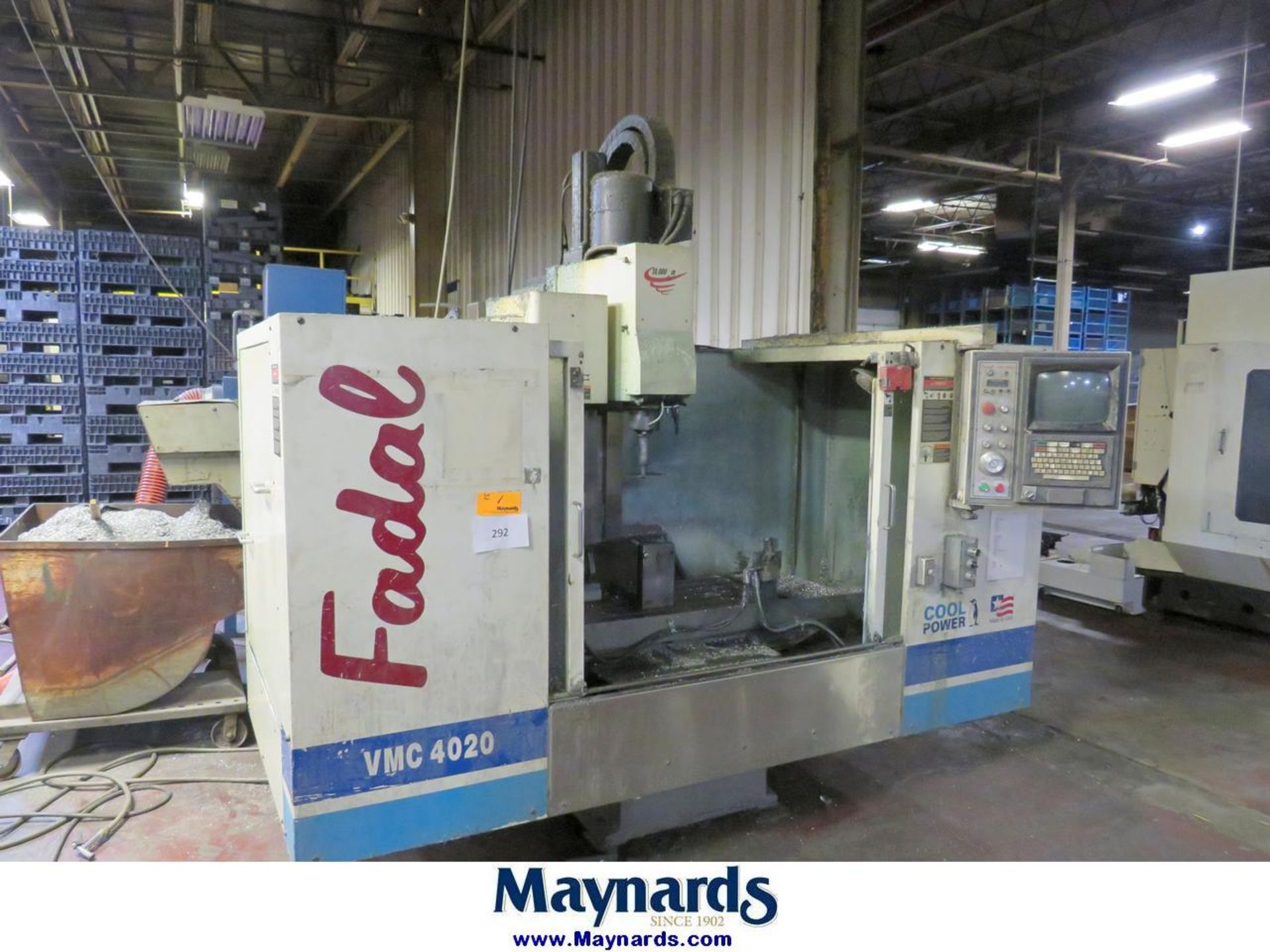 1998 Fadal VMC 4020 HT CNC Vertical Machining Center Max Spindle Speeds ...