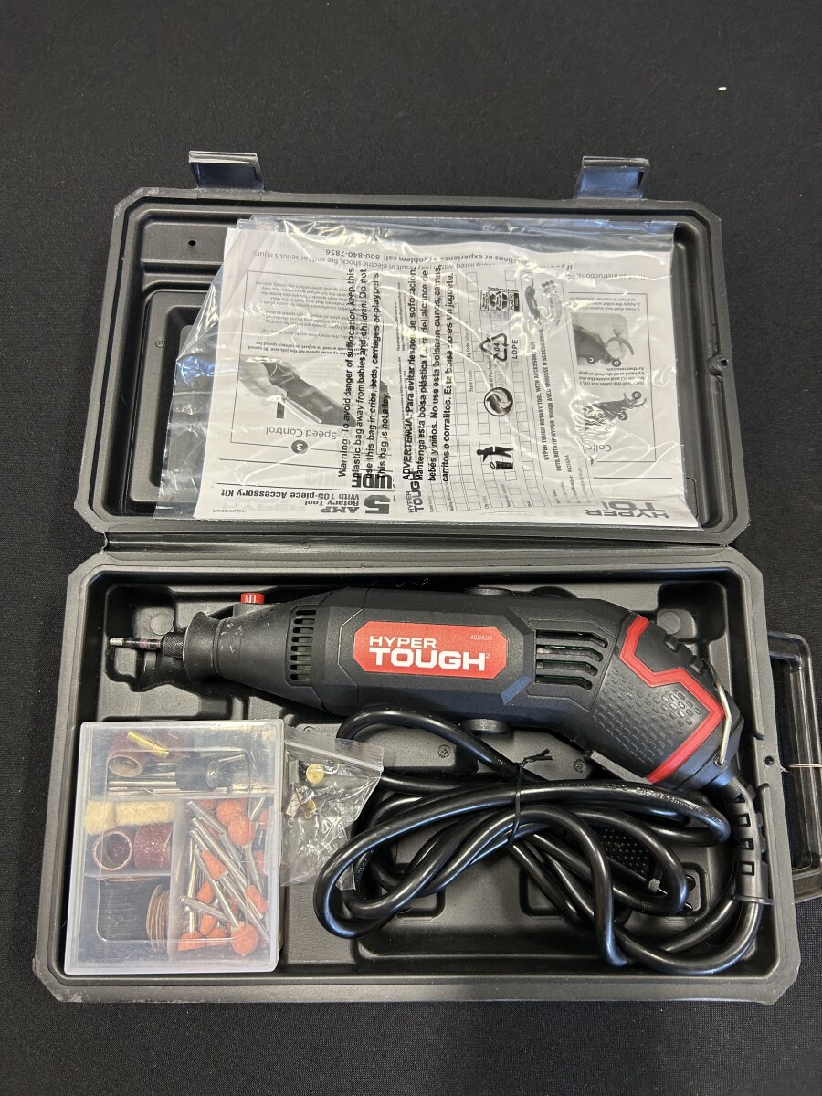 HYPER TOUGH ROTARY TOOL WITH ACCESSORY KIT - A35
