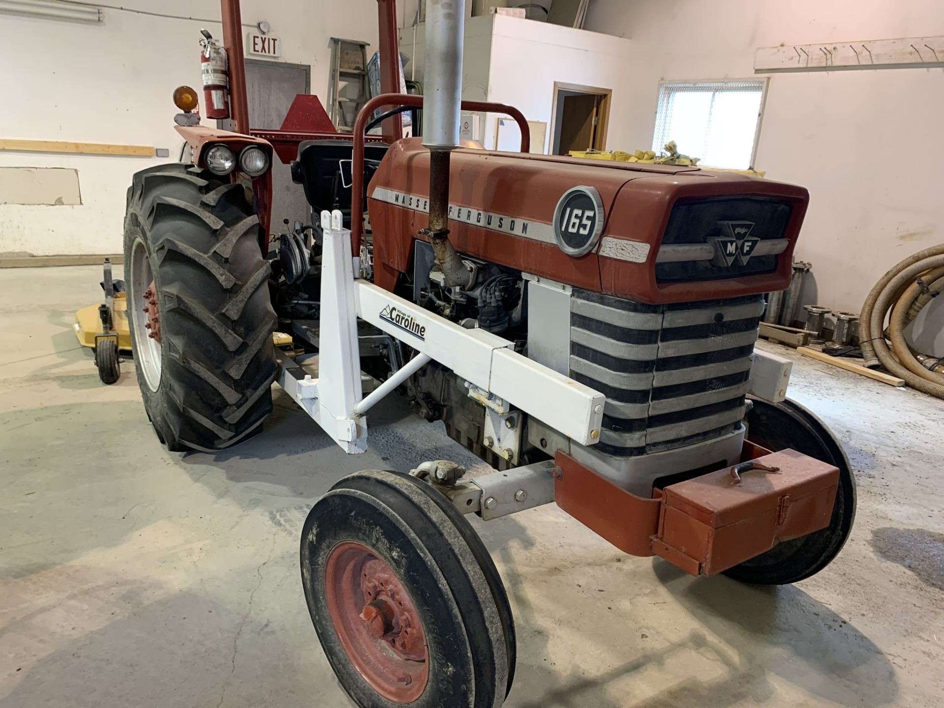 **OFFSITE** MF 165 AGRICULTURAL TRACTOR W/ ALLIED FEL, 3PT, 540 PTO, 16 ...