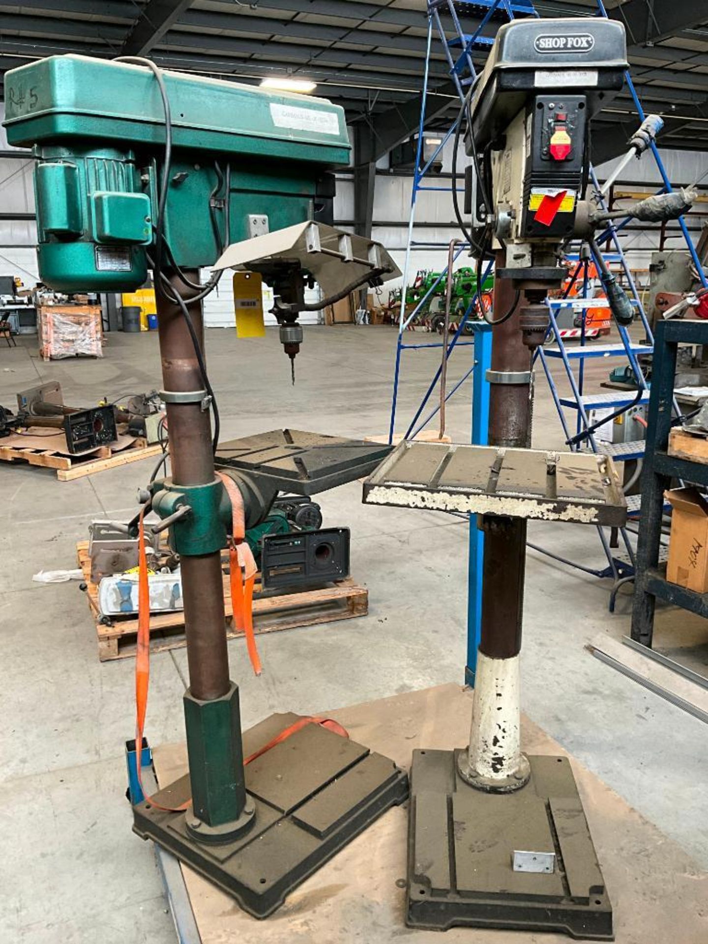 Shop Fox 20" Drill Press, Model M1039, 1-1/2HP, Aug. 2011, S/N 10988 ...