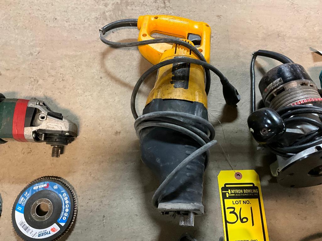 (1) Dewalt DW896 Nibbler, (1) Dewalt DW292 Impact Wrench, (1) Rockwell ...