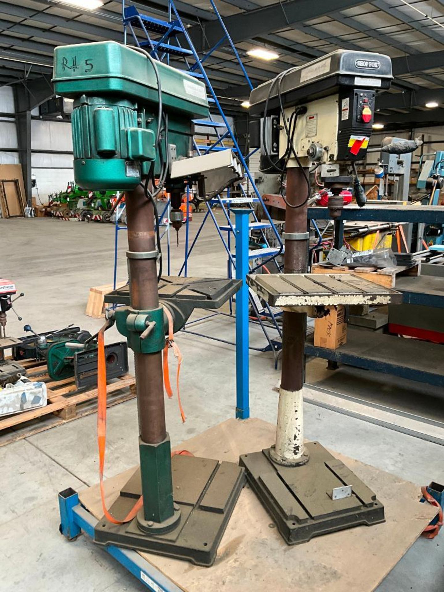 Shop Fox 20" Drill Press, Model M1039, 1-1/2HP, Aug. 2011, S/N 10988 ...