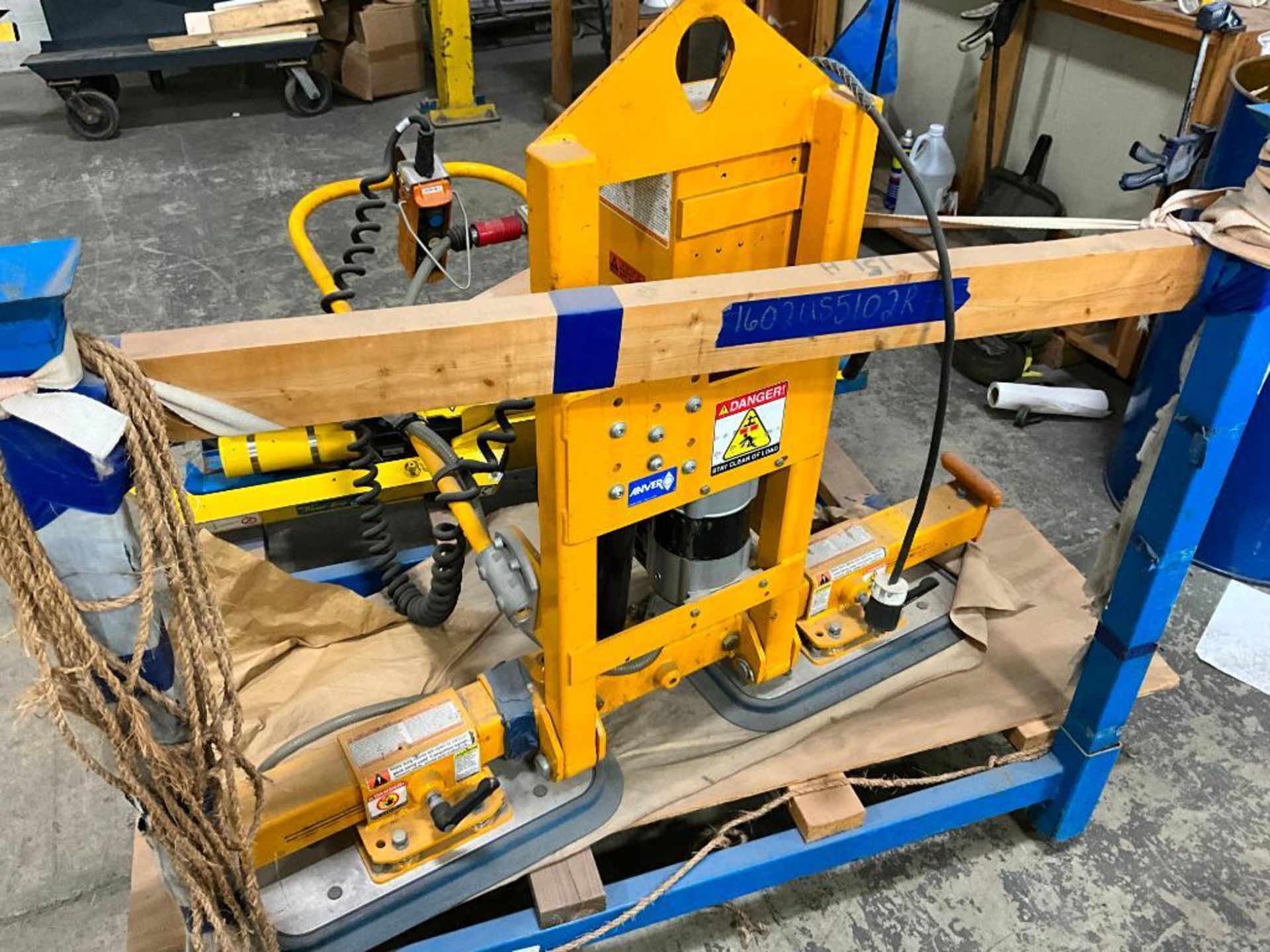 (2) Vacuum Sheet Lifters; (1) Anver Corporation Vacuum Sheet Lifter ...