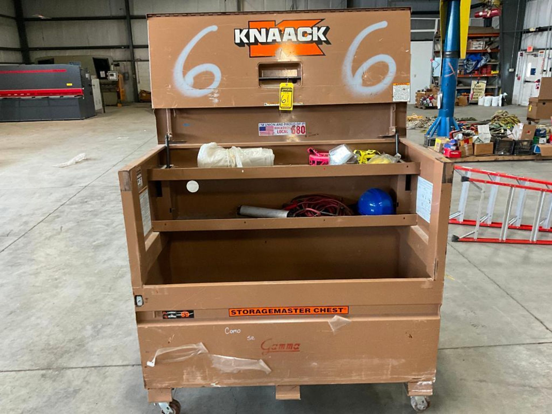 Gang Box on Casters, 36" H x 60" W x 30" D