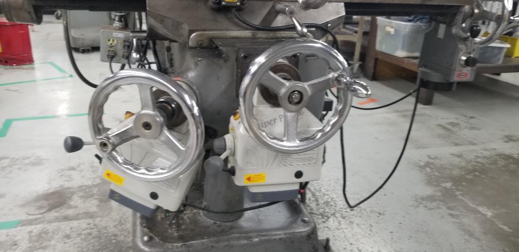 Bridgeport J-Head Milling Machine, 1-1/2 HP, 230V/460V, 3-Phase, S/N J ...