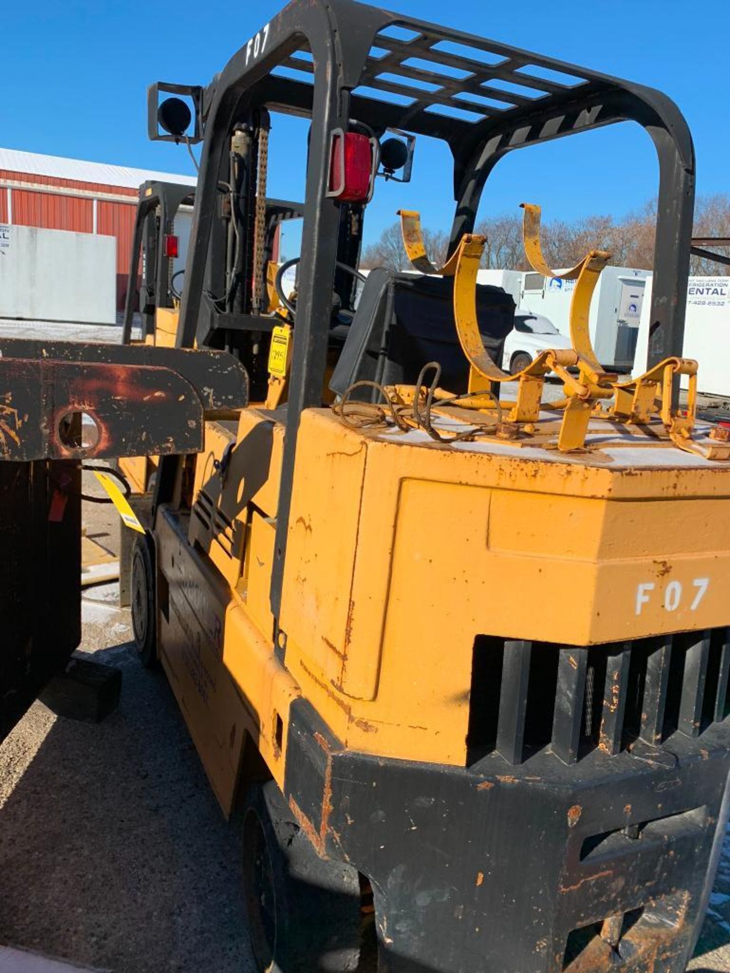{ Choice of lots: 294, 295 } Caterpillar 6000 LB. Capacity Forklift, 60 ...