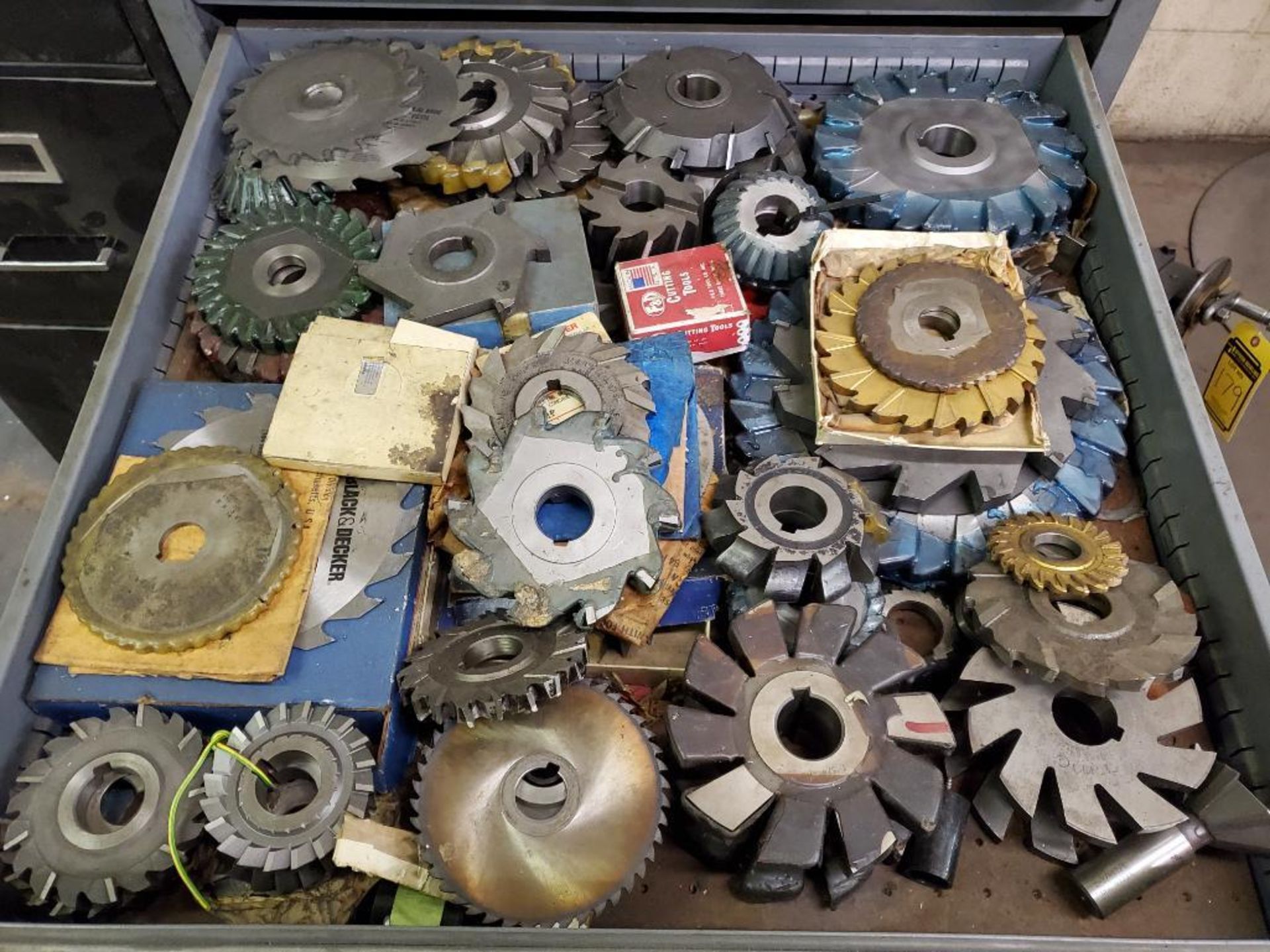8-Drawer Modular Tool Cabinet Full of Perishable Tooling; Reamers ...