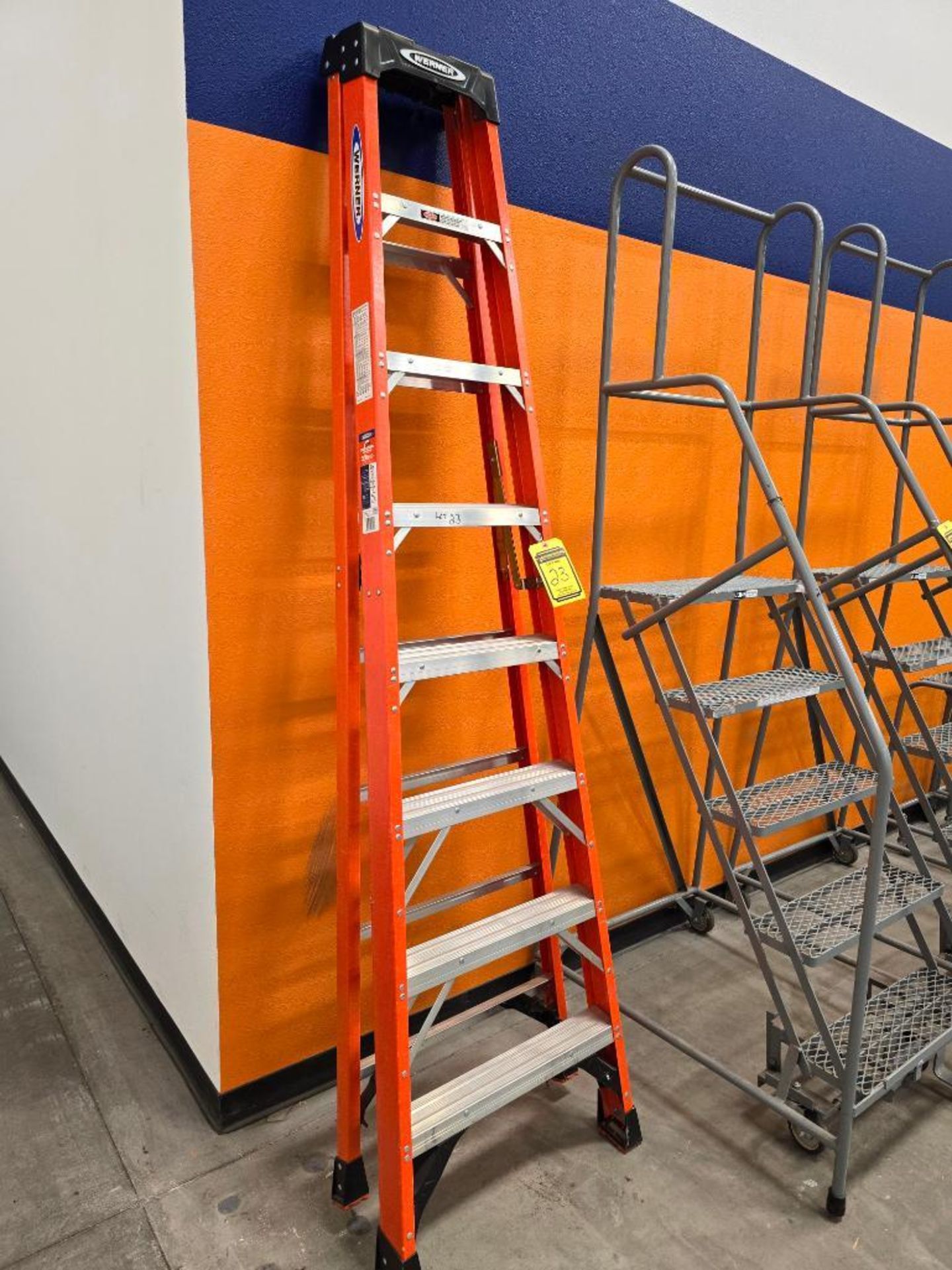 Werner 8' Fiberglass Step Ladder, 2-Wheel Hand Truck, Nover Dolly, U ...