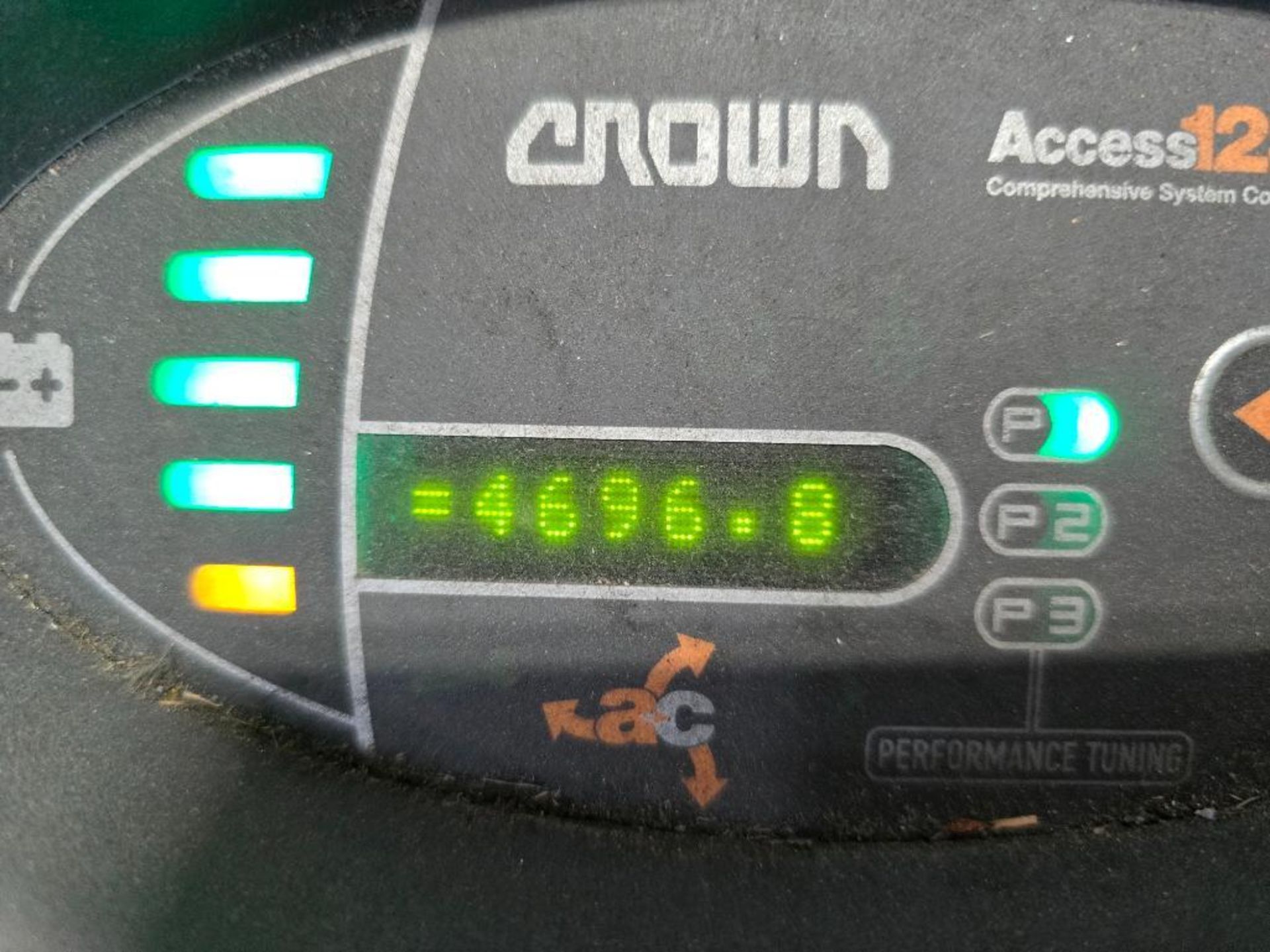 2011 Crown 2,850-LB. Capacity 3-Wheel Electric Forklift, Model: SC 5200 ...