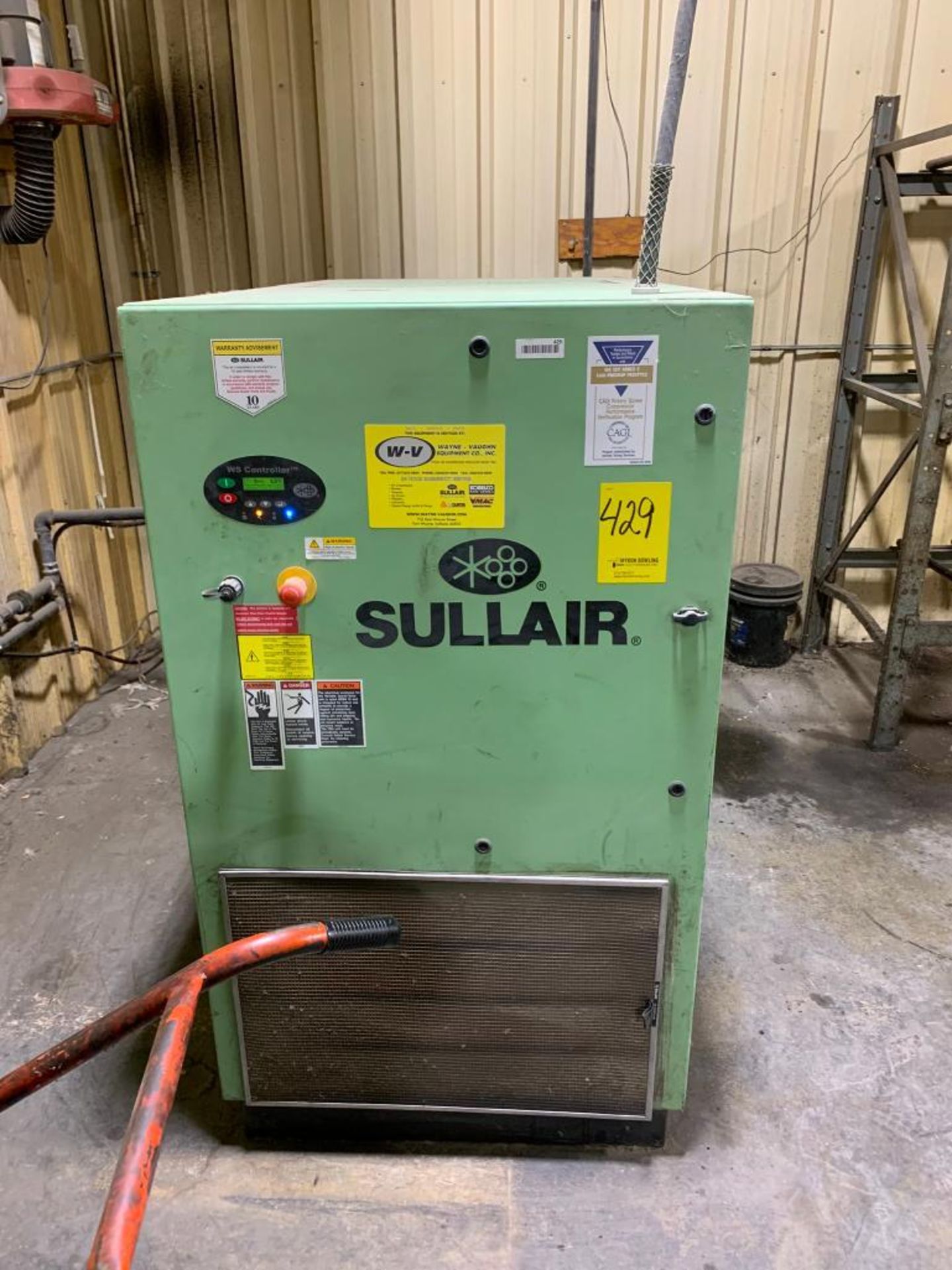 Sullair S-Energy 3700 Air Compressor, Model 3709VB AC, 460V, 3-Phase, S ...