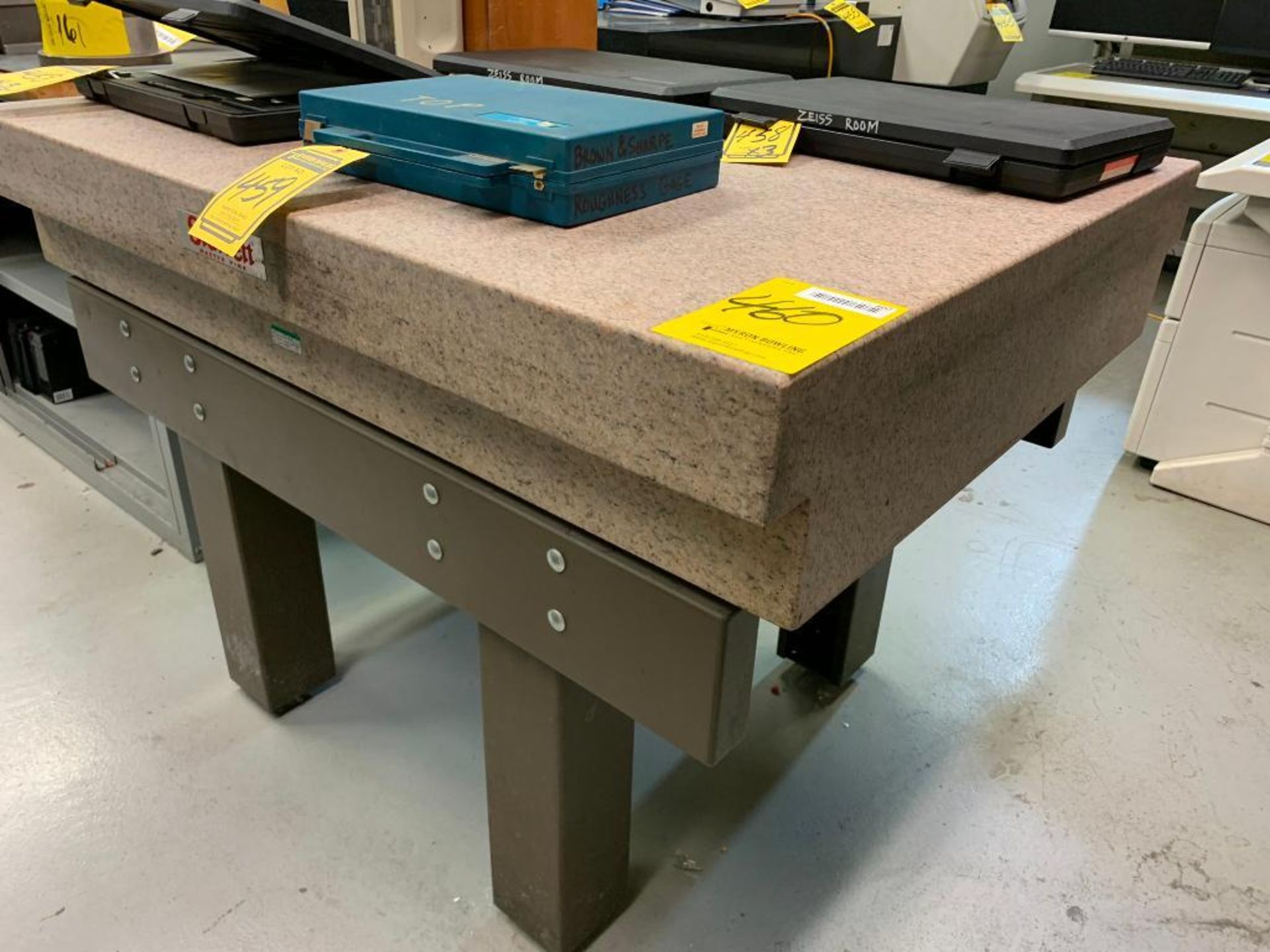 Starrett Pink Granite Surface Plate, 48" X 36" X 8"