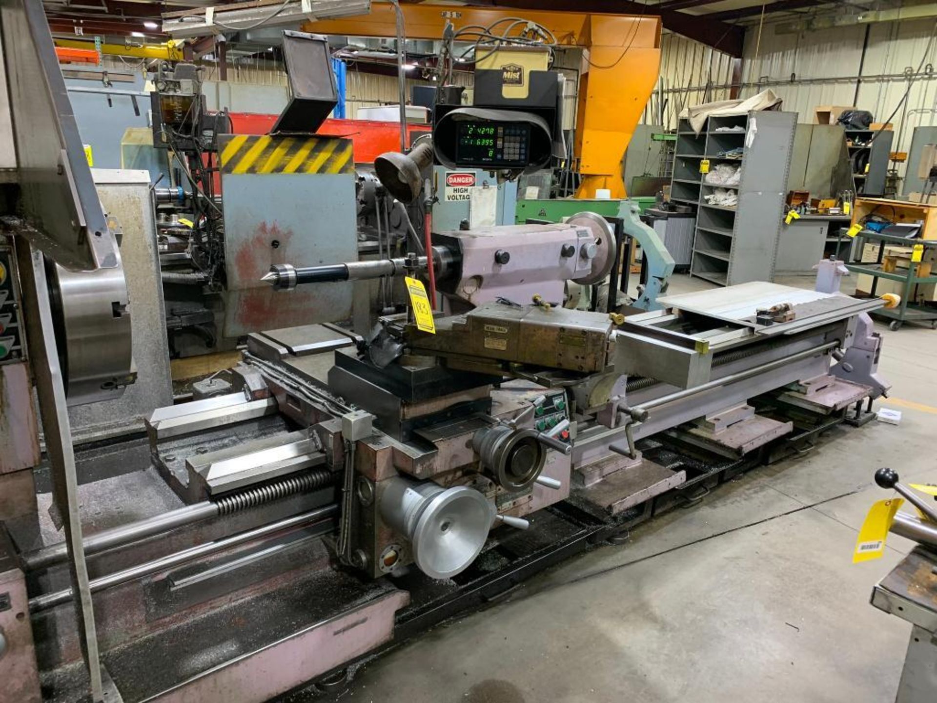 Poreba Engine Lathe, Model TPK-90A1/3M, 22" 8-Jaw Chuck, Regal-Trace ...