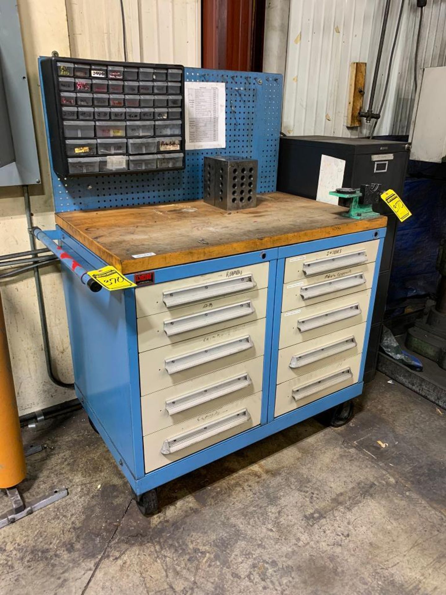 Lyon 10-Drawer Rolling Cabinet W/ Content: Countersinks, Reamers, Drill ...