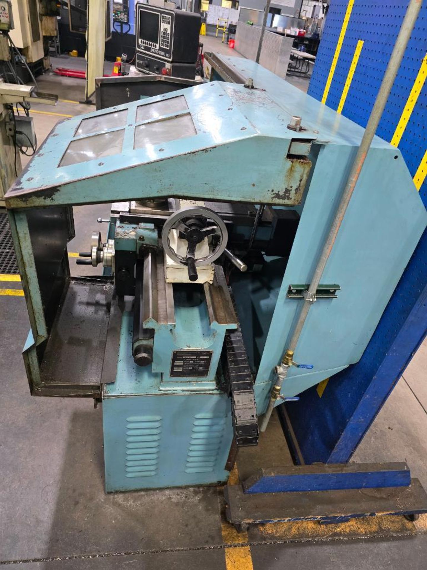 Trak TRL-1745P Horizontal Engine Lathe, S/N 97-7291, 5' Gap Bed, 8" 6 ...