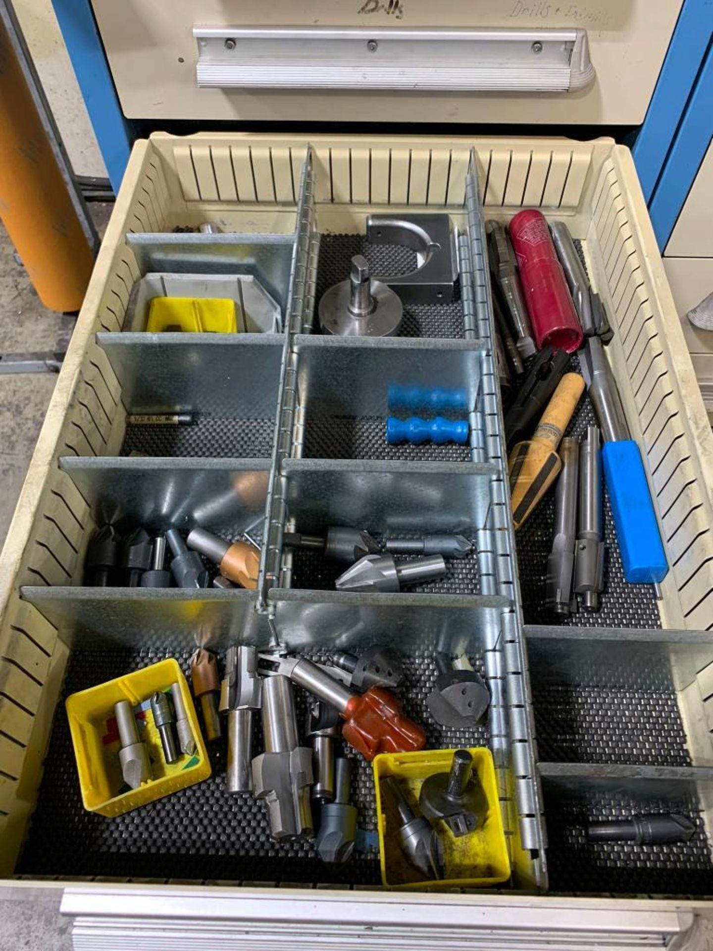 Lyon 10-Drawer Rolling Cabinet W/ Content: Countersinks, Reamers, Drill ...
