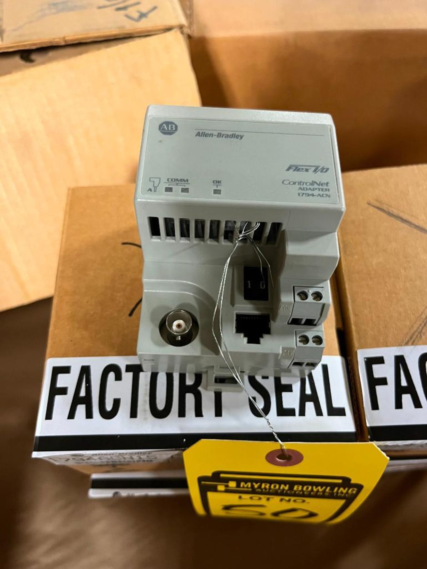 { Choice of lots: 50, 52, 53 } (6) Allen-Bradley 1794-ACN Flex I/O ...