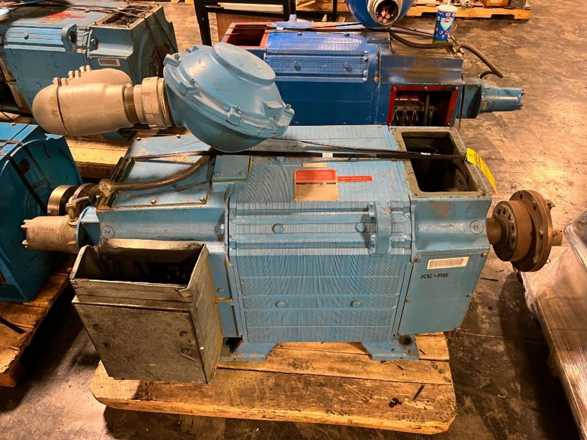 Reliance Super RPM DC Motor, Identification No. 1DB848009 T3 NR, Frame ...