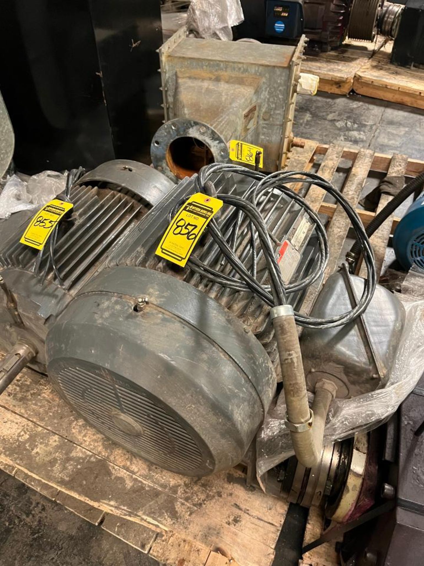 { Choice of lots: 855, 856 } Reliance Electric Duty Master Motor ...